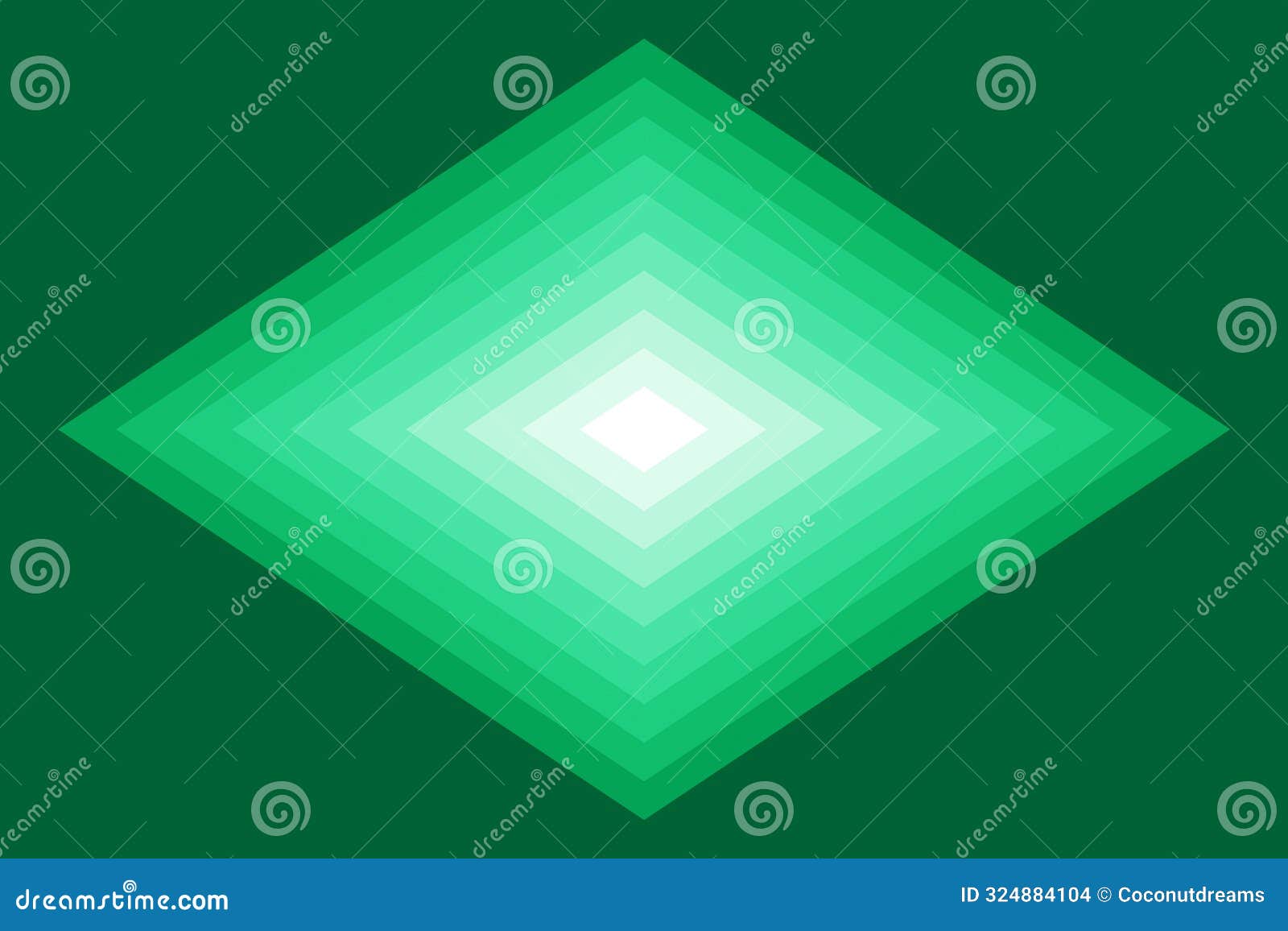 Gradient Emerald Green Abstract 3D Diamond Shaped Background Stock ...