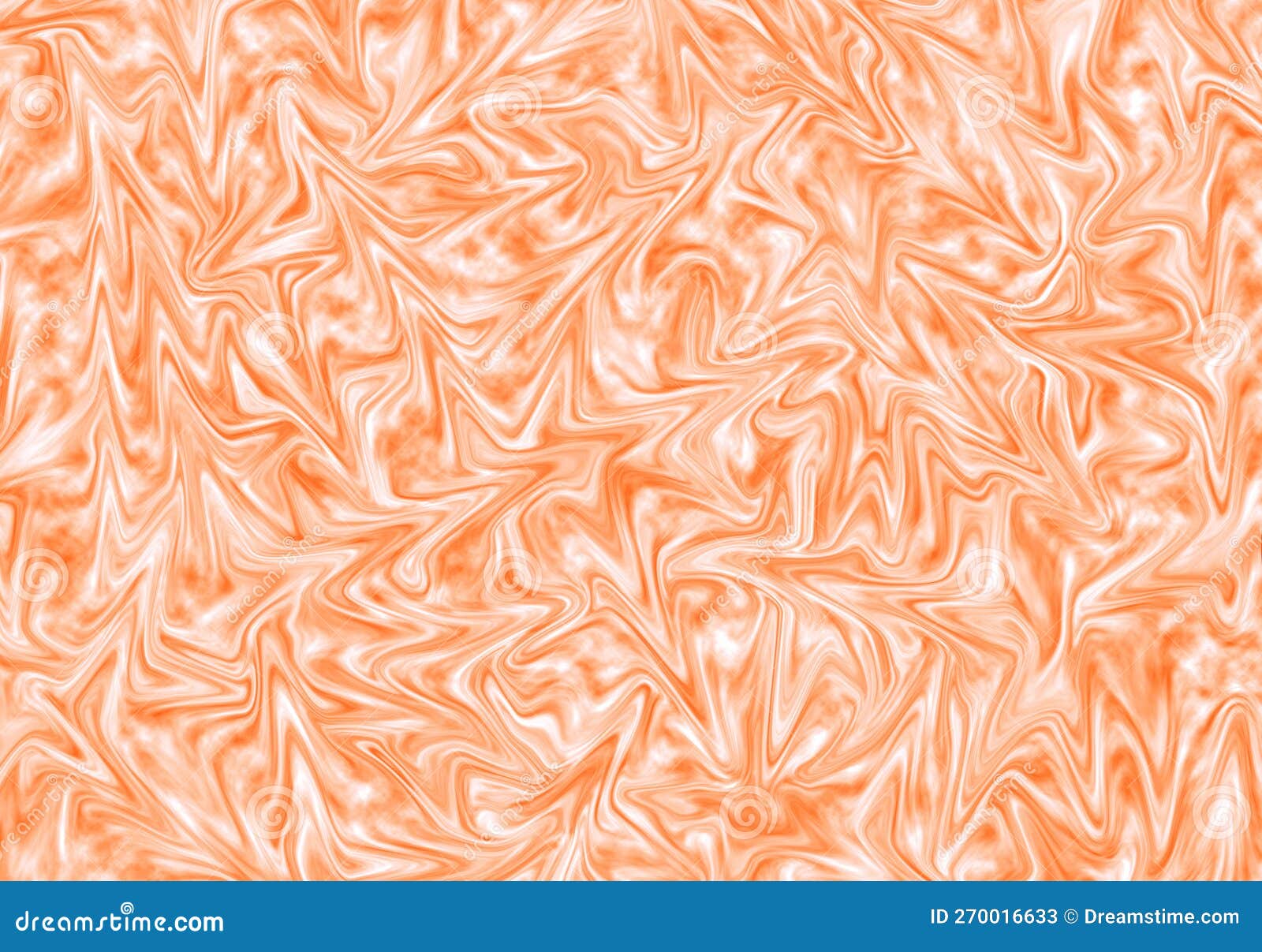 Illustration of Gradient Orange Color Liquid Pattern for Background ...