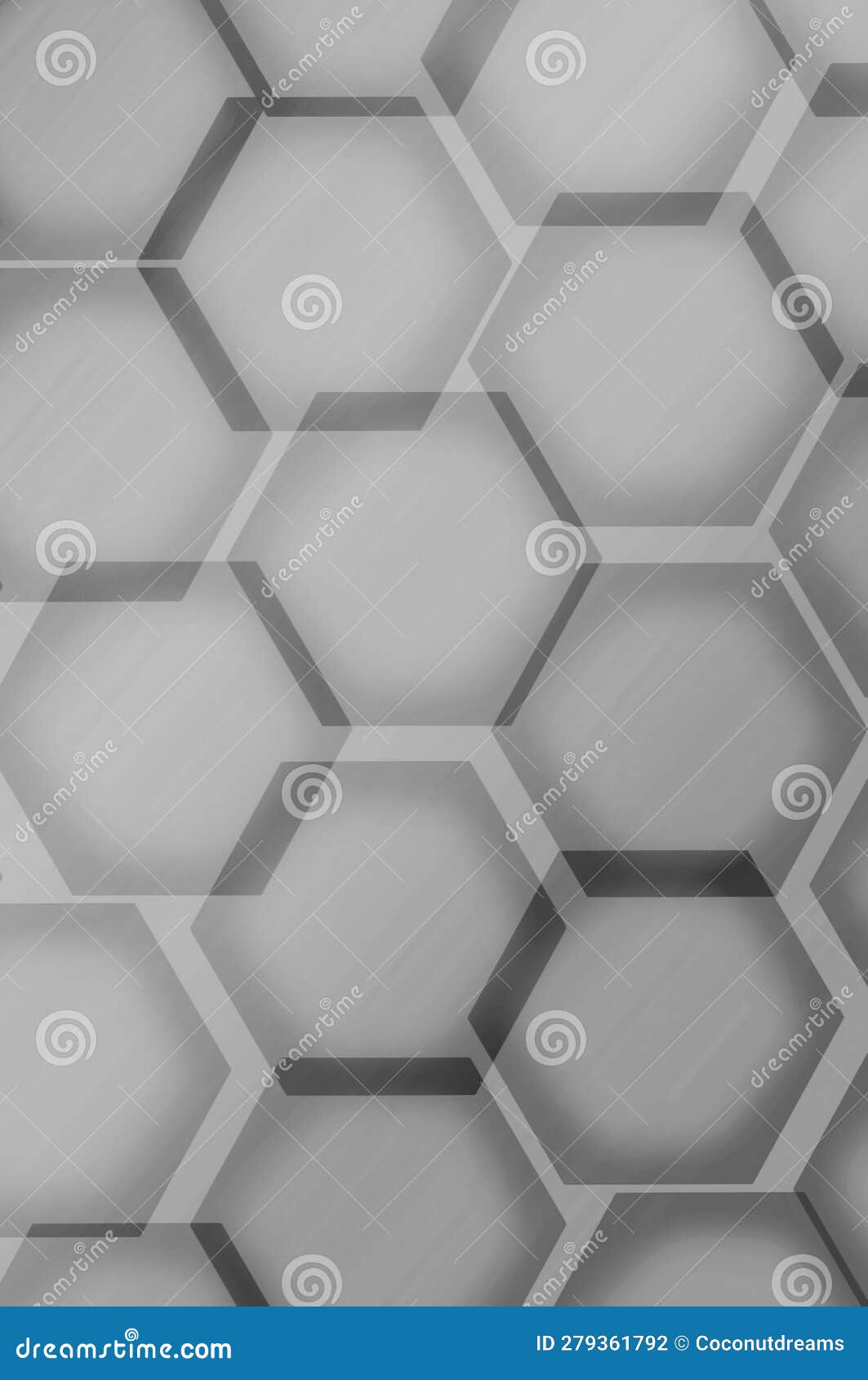 Illustration of Gradient Smoke Gray Hexagon Shape Pattern for Abstract Backdrop Stock ...