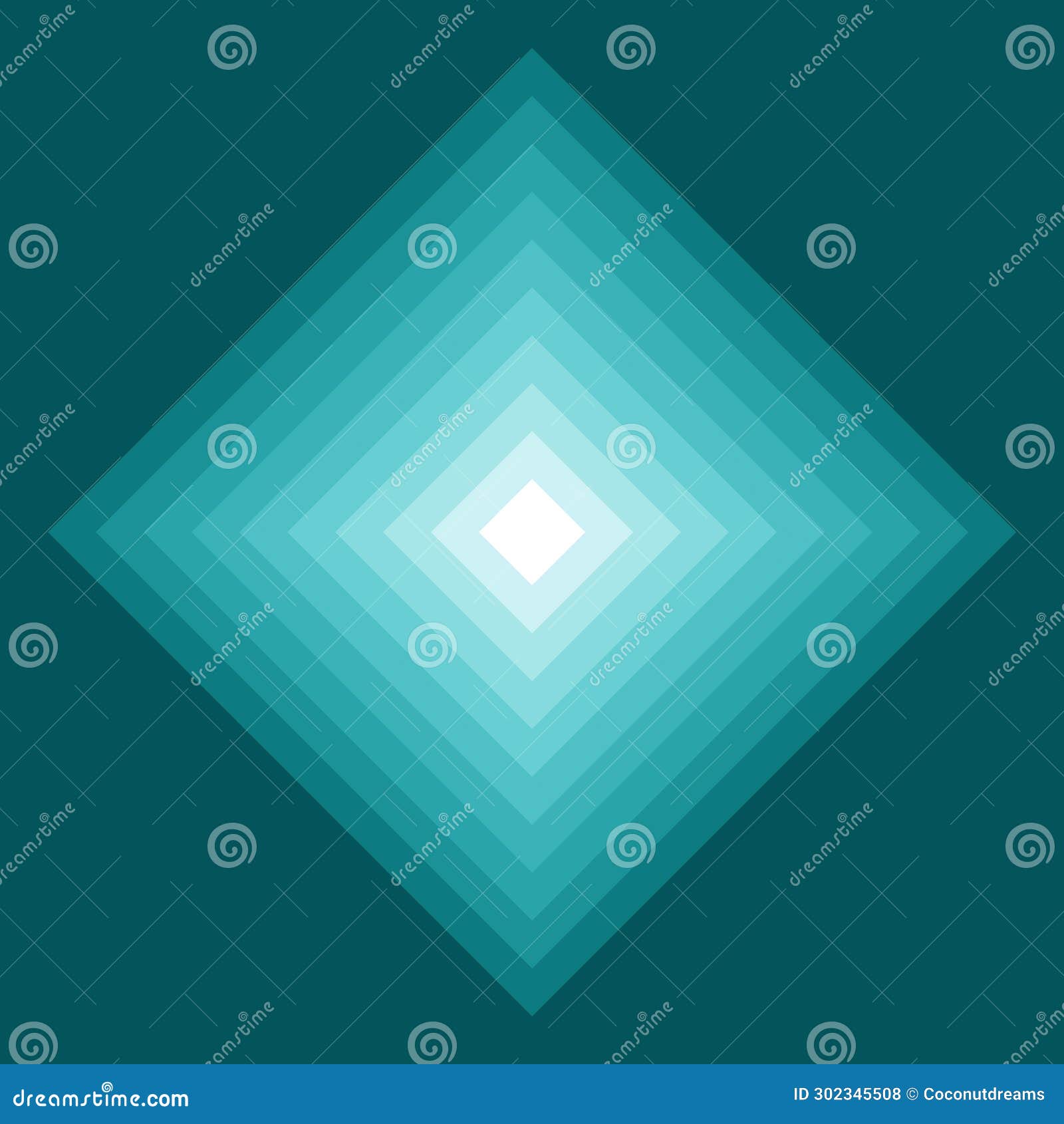 Gradient Teal Blue Abstract 3D Square Diamond Shaped Background Stock ...