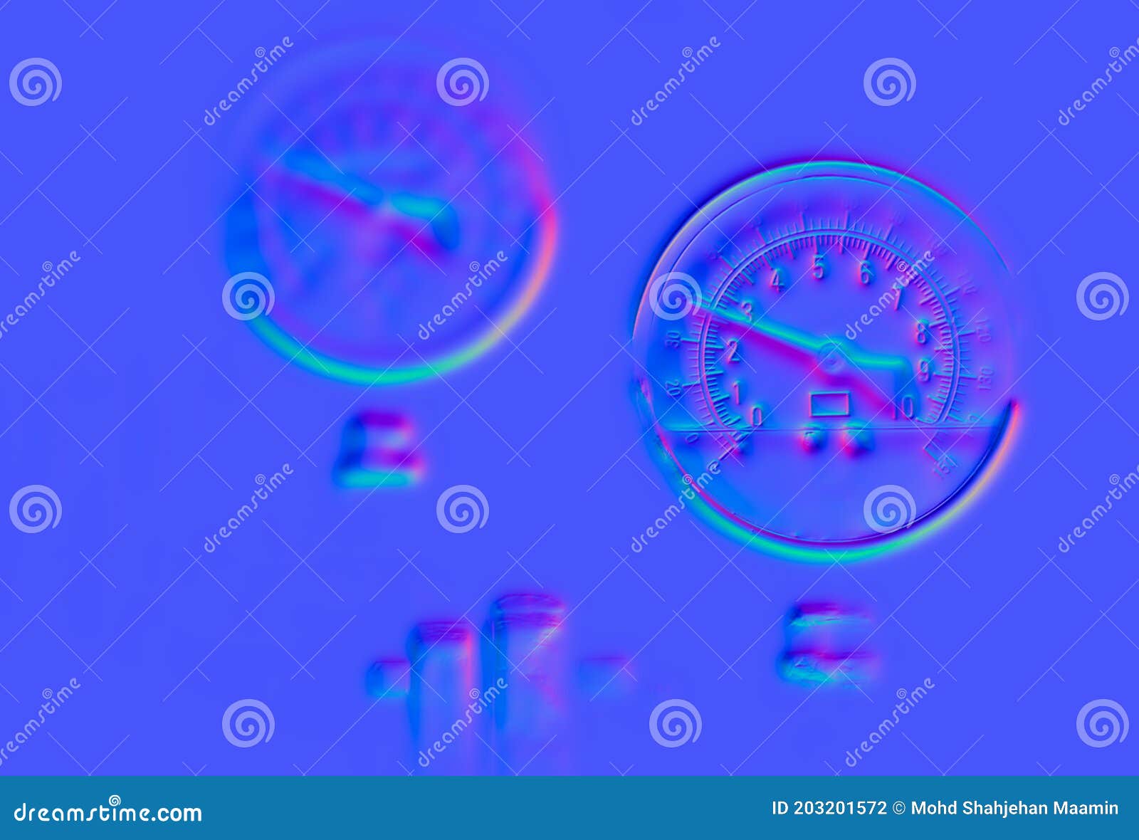 Illustration stock photo. Image of gradient, meter, valve - 203201572
