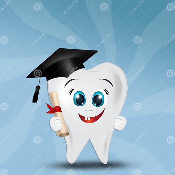Illustration of Graduated Tooth Stock Illustration - Illustration of ...