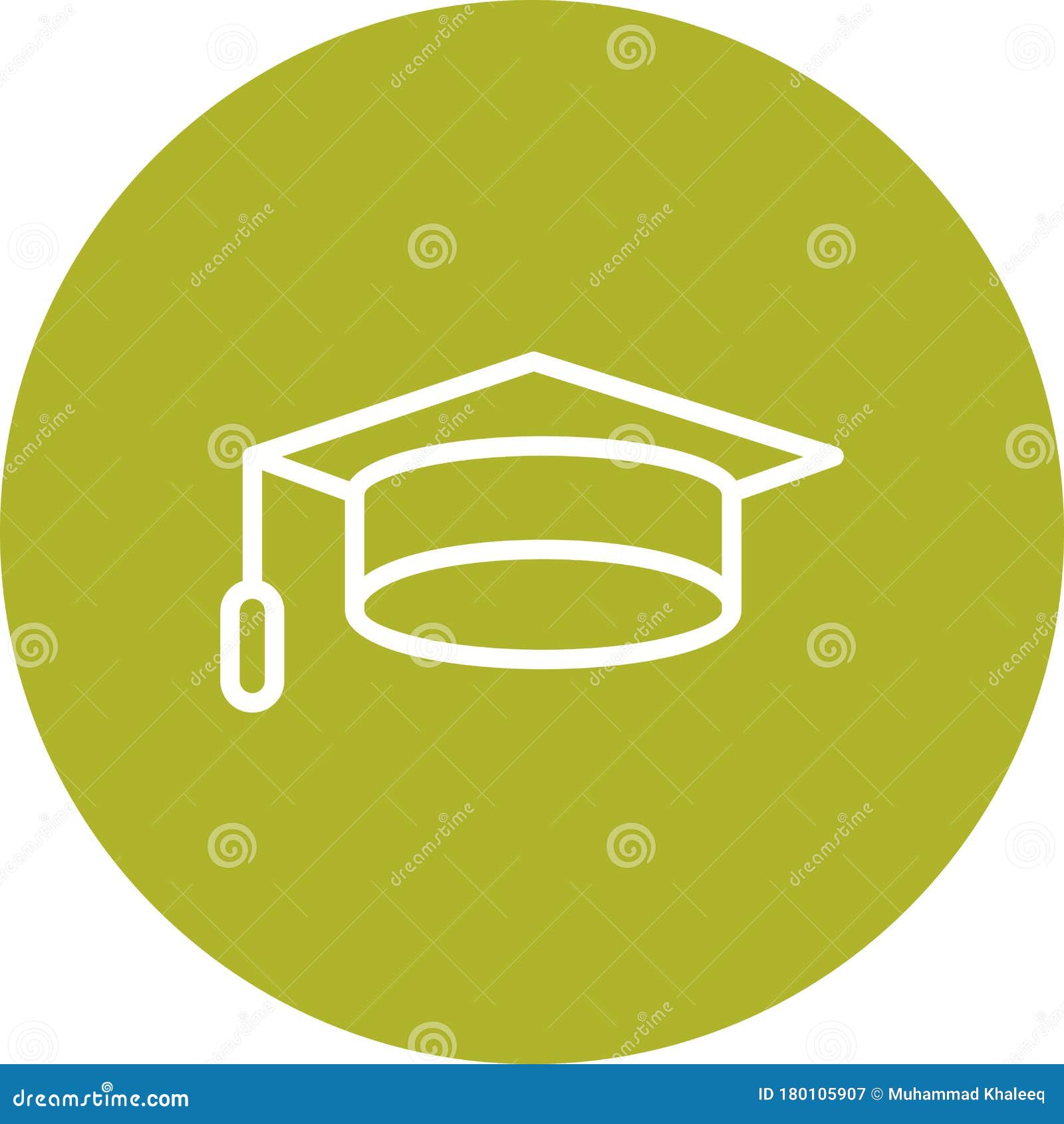 Illustration Graduation Cap Icon for Personal and Commercial Use. Stock ...