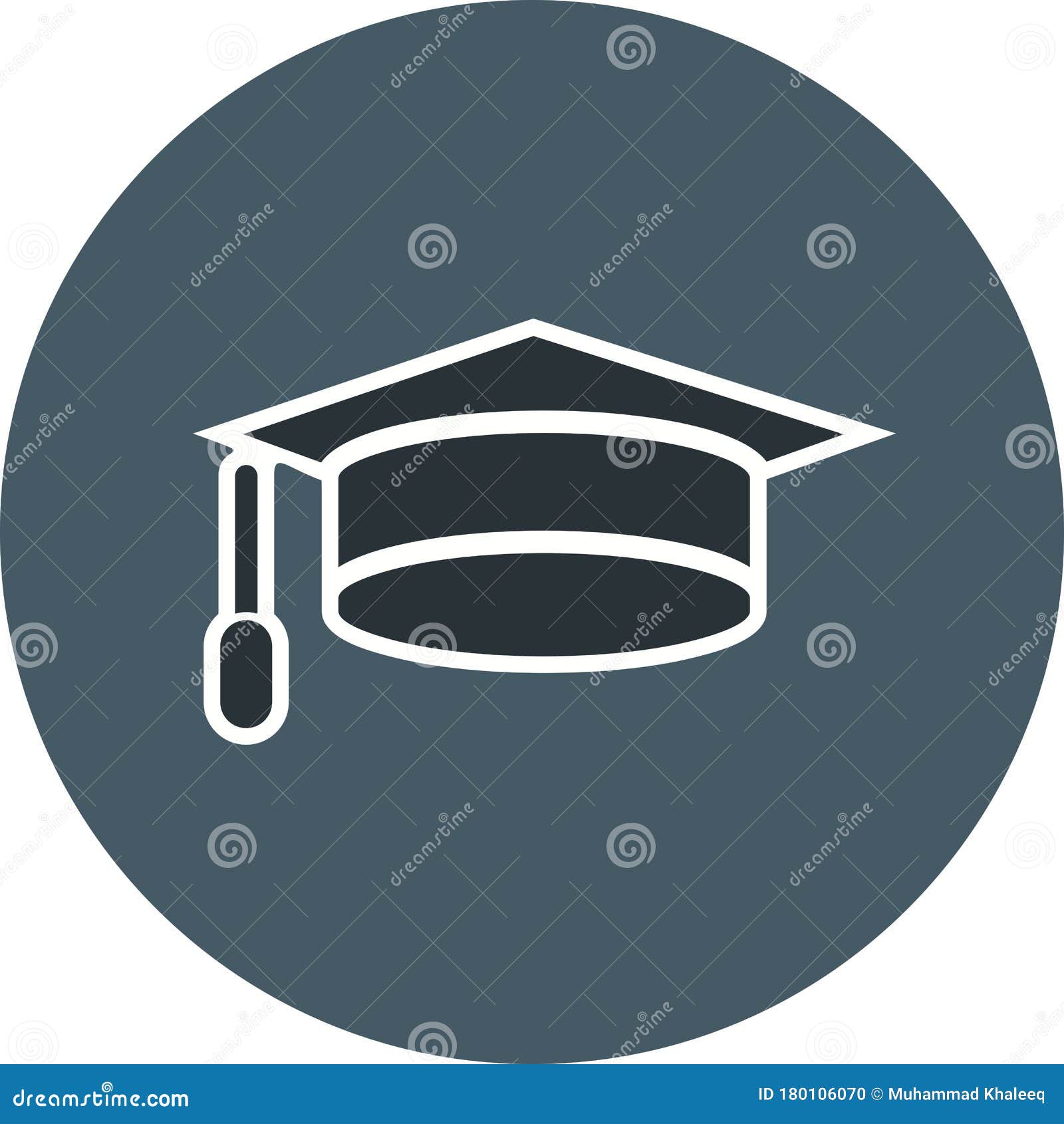 Illustration Graduation Cap Icon for Personal and Commercial Use. Stock ...