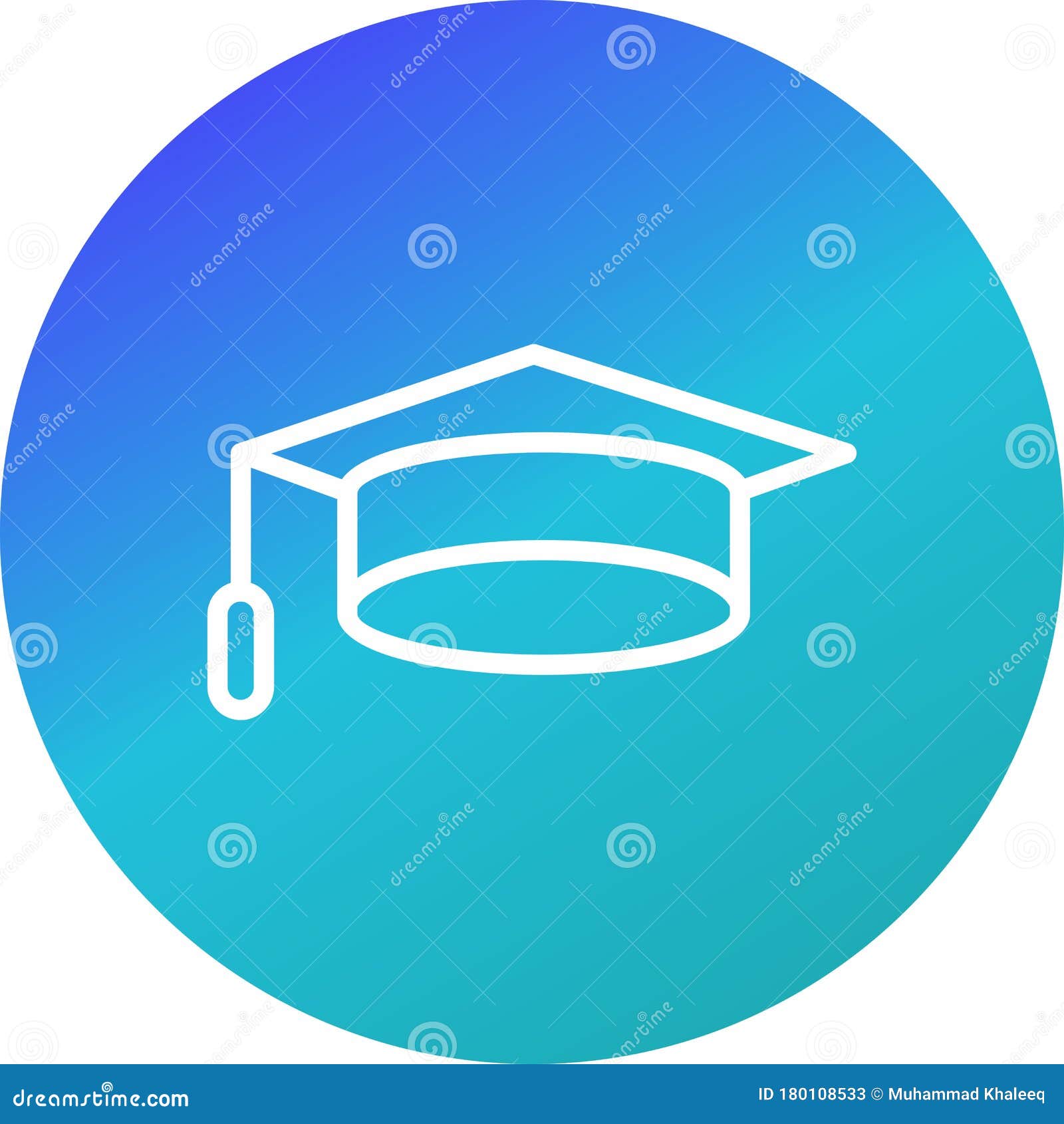 Illustration Graduation Cap Icon for Personal and Commercial Use. Stock ...