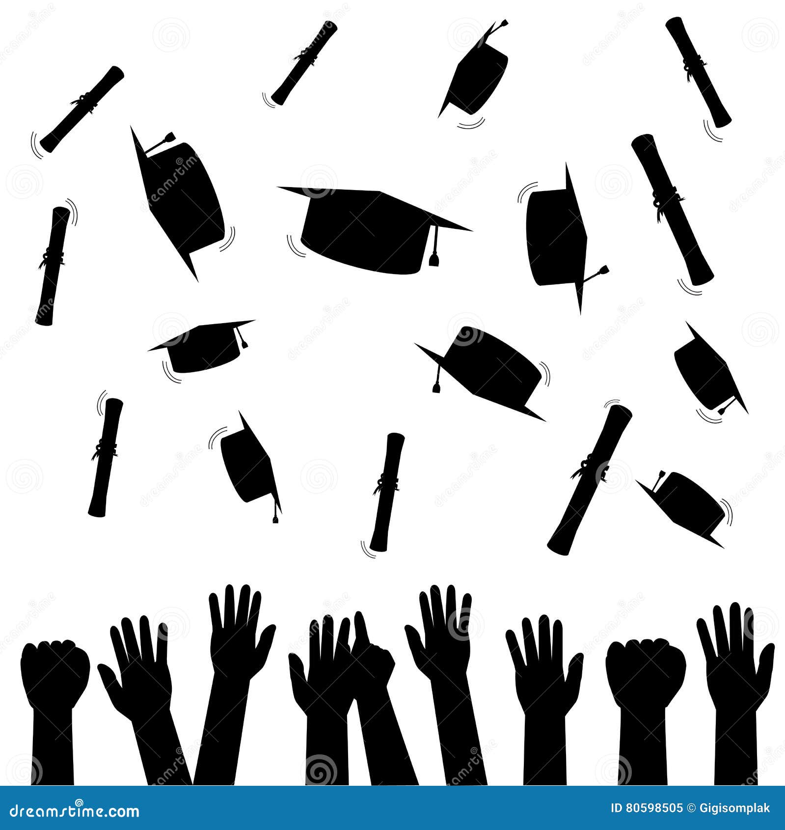 Illustration for Graduation Celebration Stock Vector - Illustration of ...