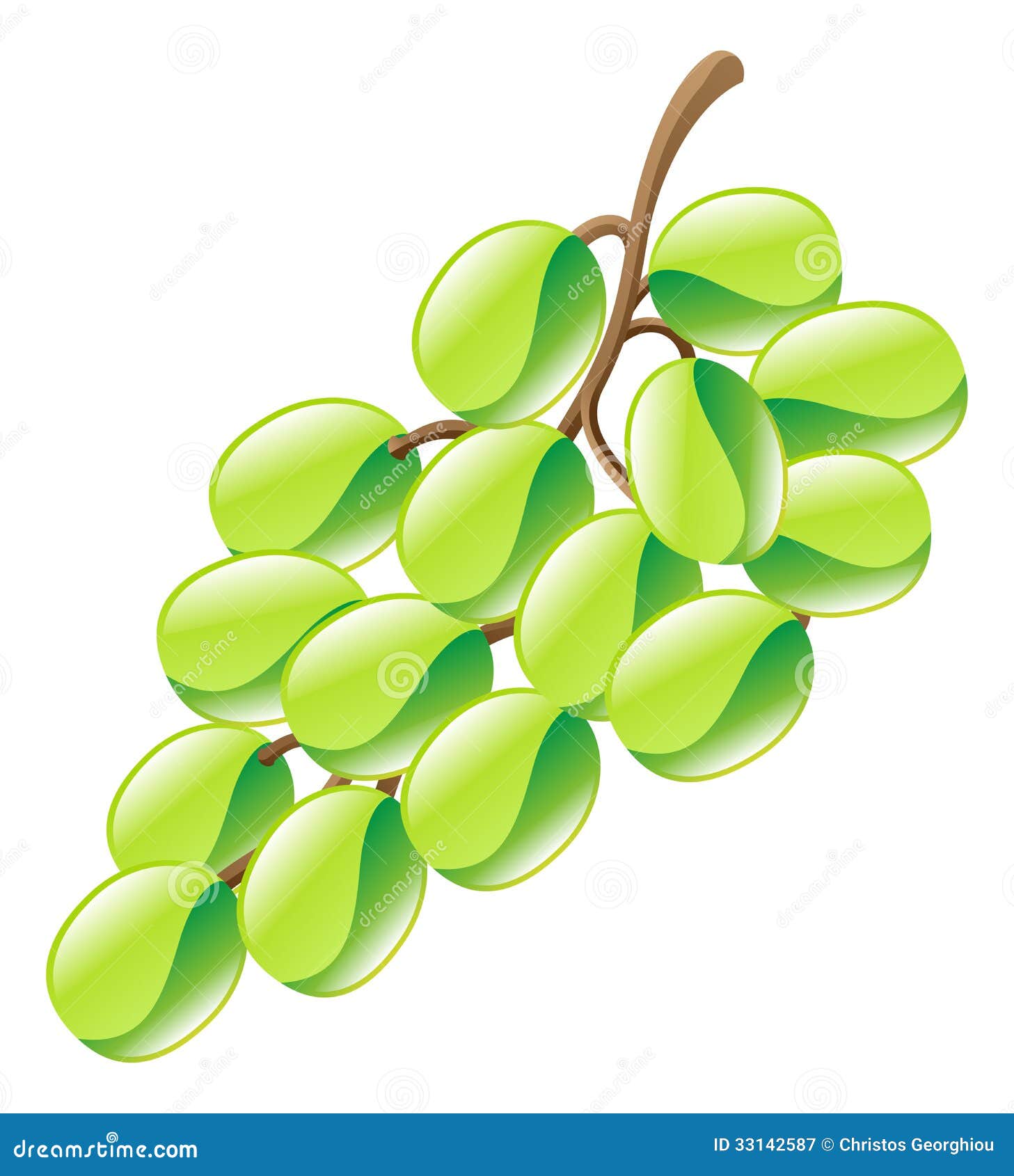 Illustration of Grapes Fruit Icon Clipart Stock Vector - Illustration ...