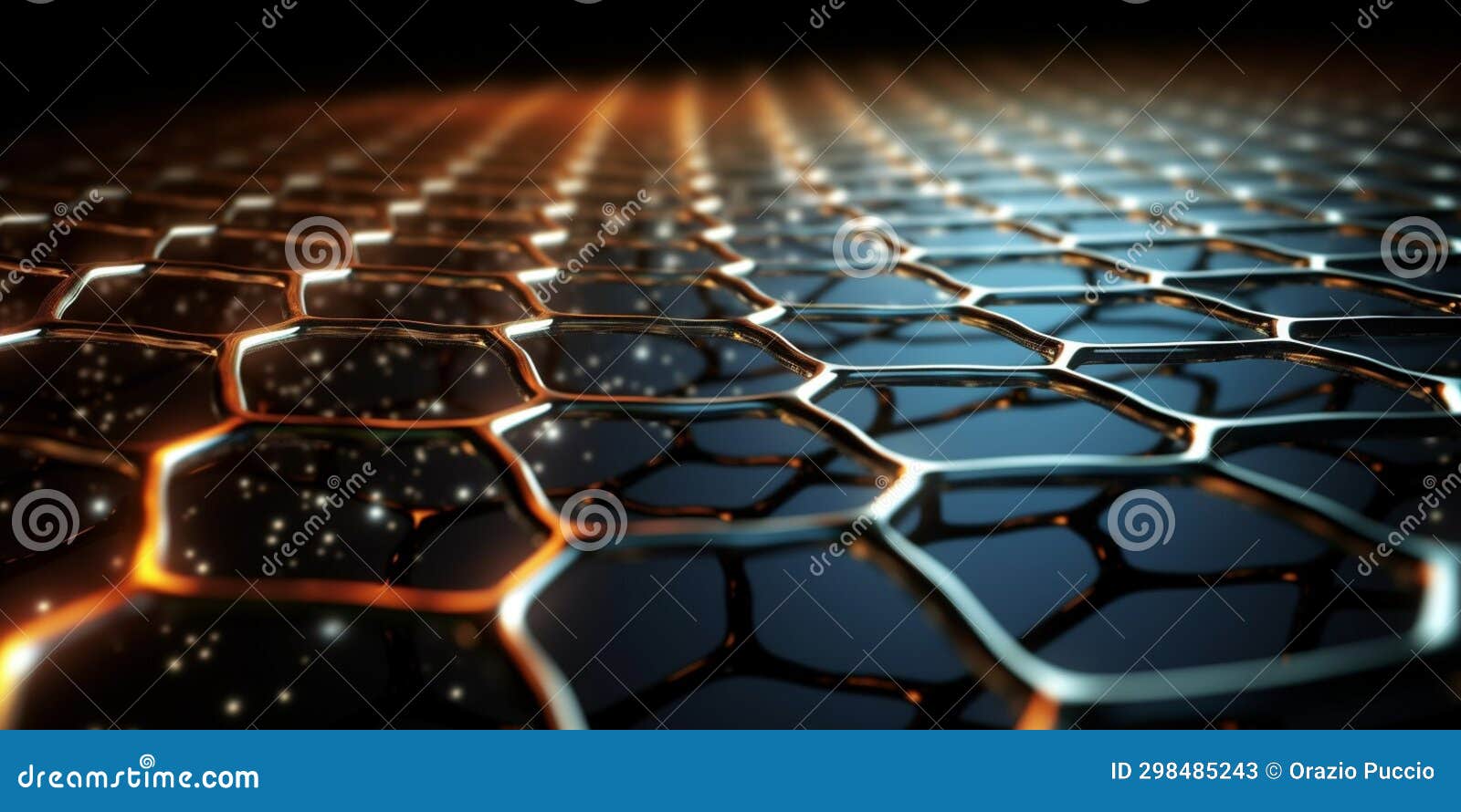 Illustration of Graphene Circuits, Symbol of Technological Innovation ...