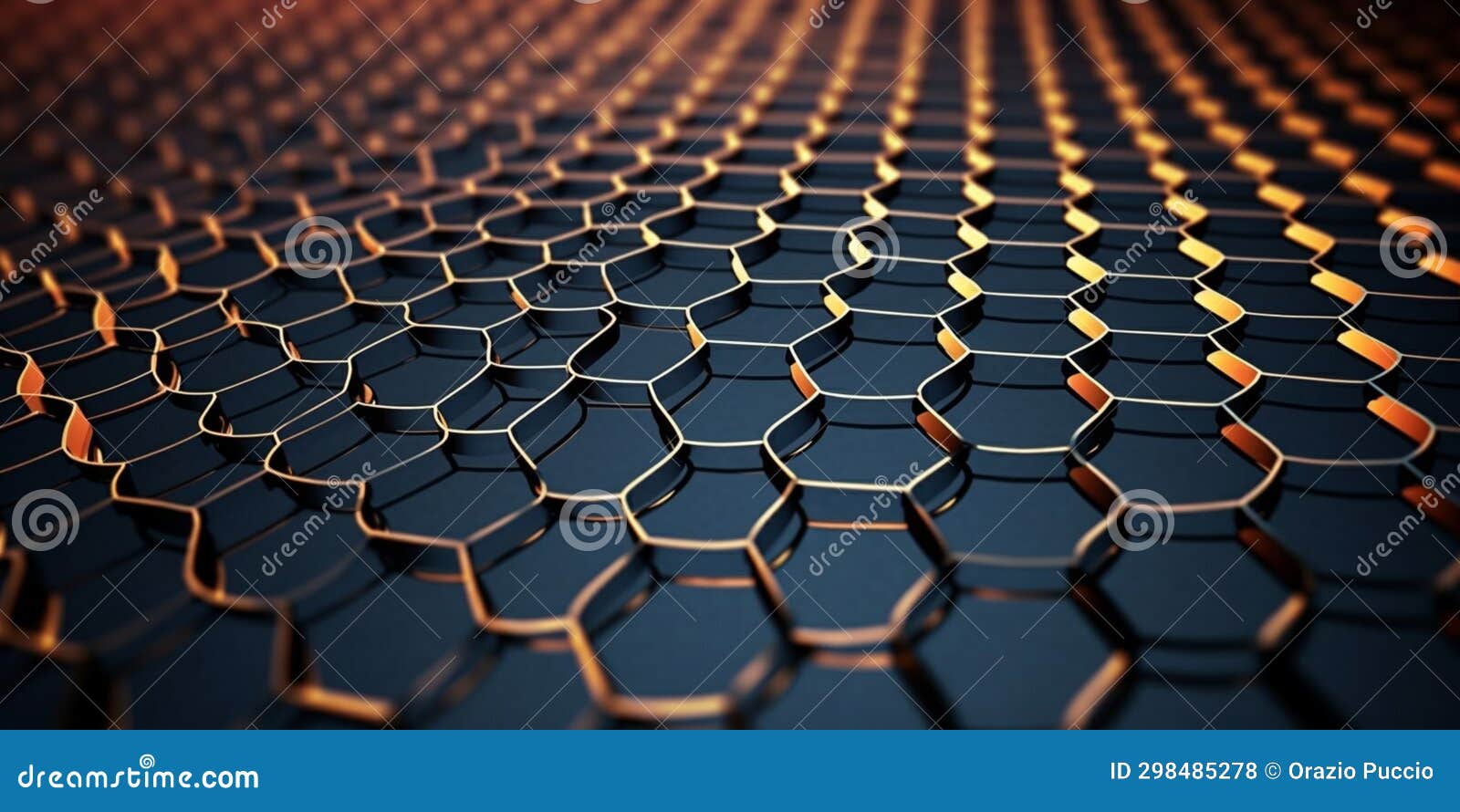 Illustration of Graphene Circuits, Symbol of Technological Innovation ...