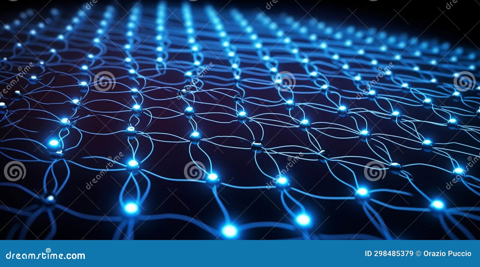 Illustration of Graphene Circuits, Symbol of Technological Innovation ...