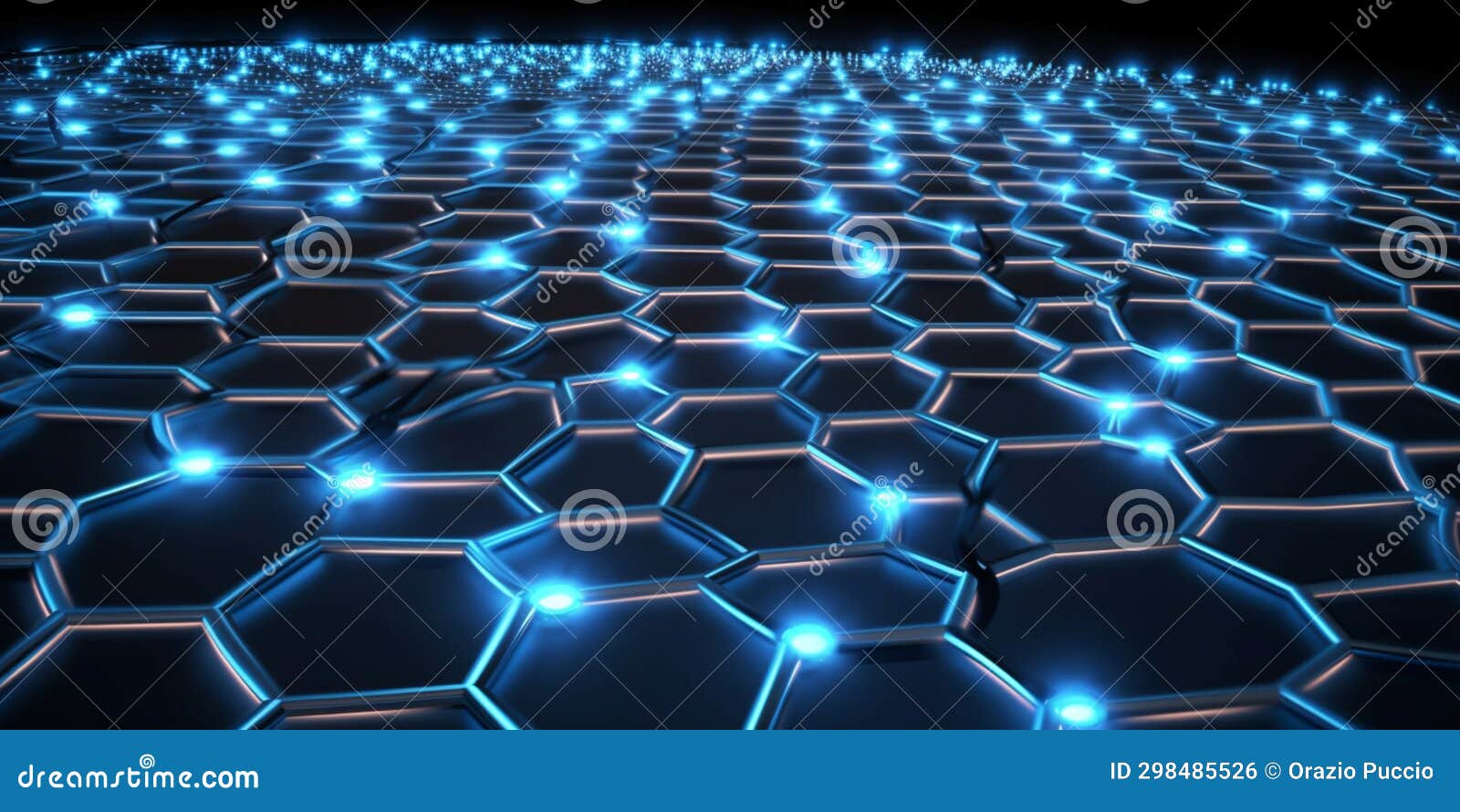 Illustration of Graphene Circuits, Symbol of Technological Innovation ...