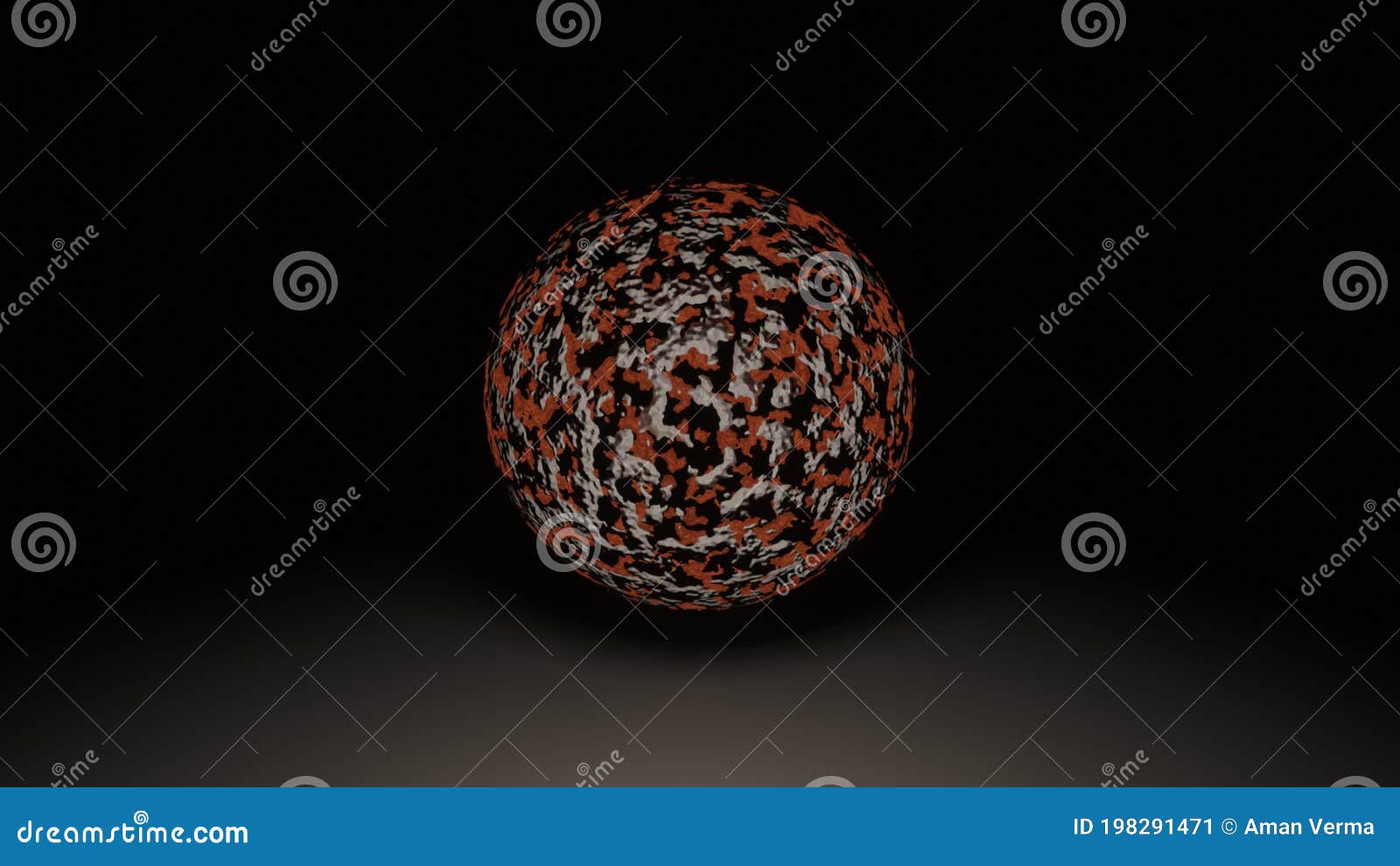 Illustration Graphic of a 3d Render Dark and Light Shade of Colorful ...