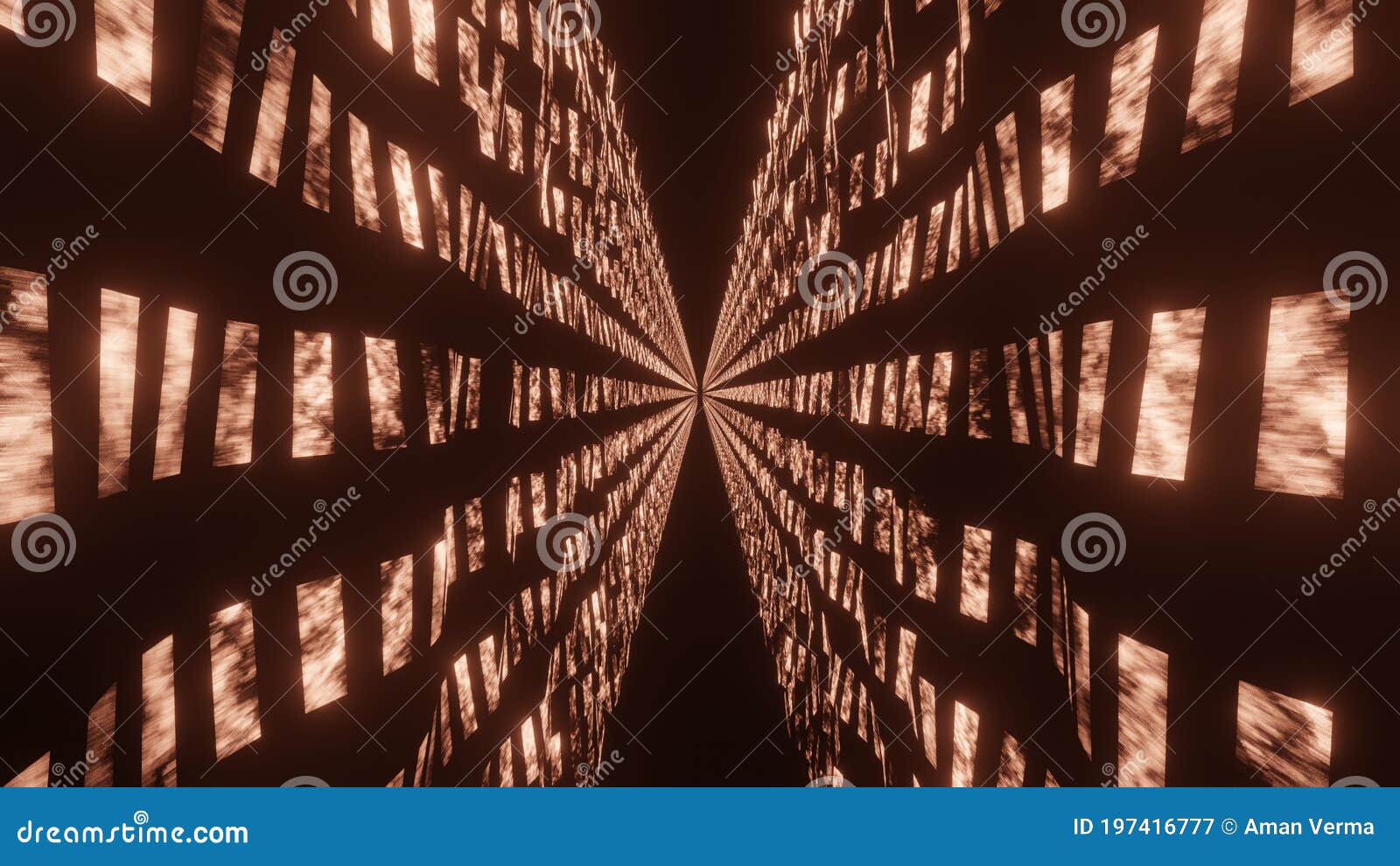 Illustration Graphic of Endless Bright Cube Rows Seamless Loop Stock ...