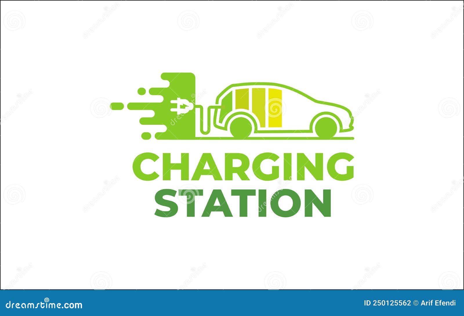 Illustration of Innovation for Auto Fast Charging Solution Logo Design ...