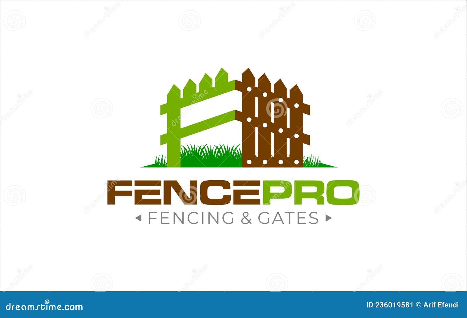 Illustration Graphic Vector of Fence Home Solution Logo Design Template ...