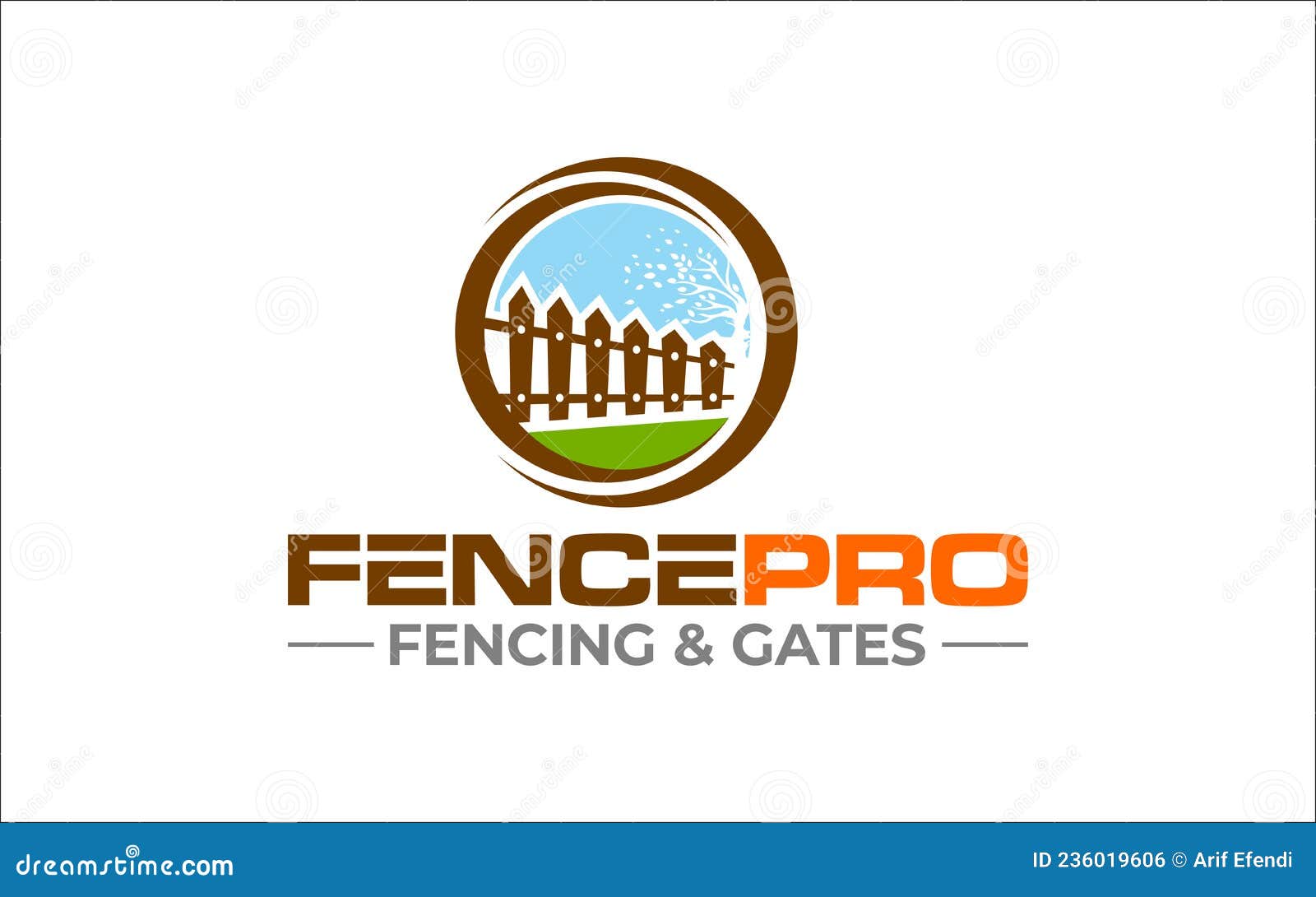 Illustration Graphic Vector of Fence Home Solution Logo Design Template ...
