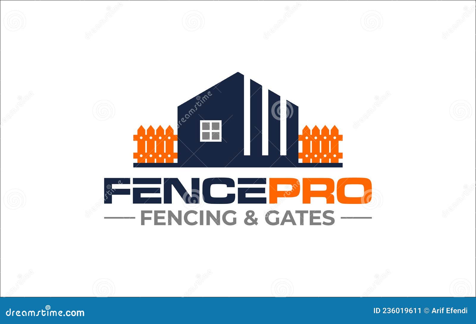 Illustration Graphic Vector of Fence Home Solution Logo Design Template ...