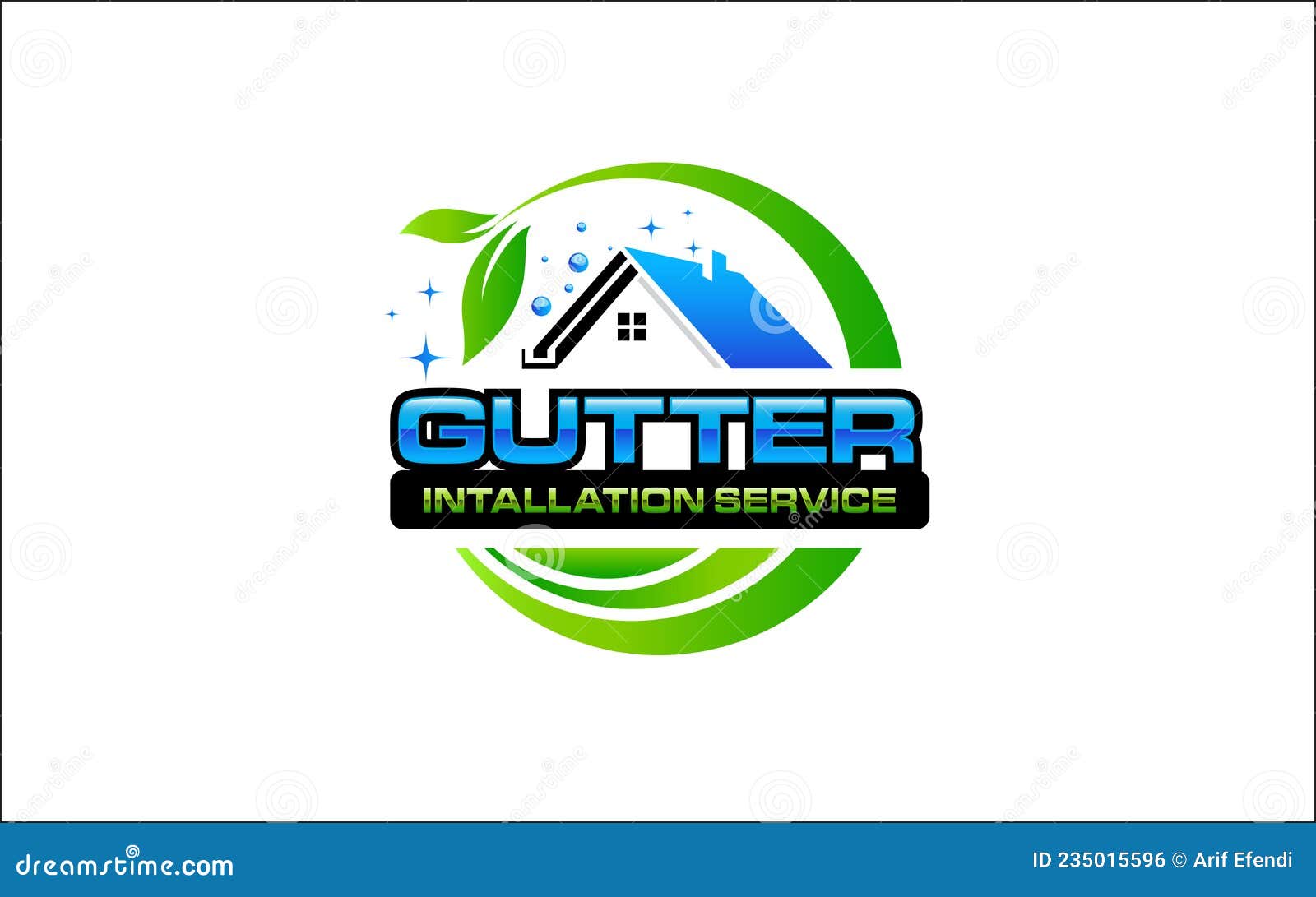Illustration Graphic Vector of Gutter Installation and Repair Service ...