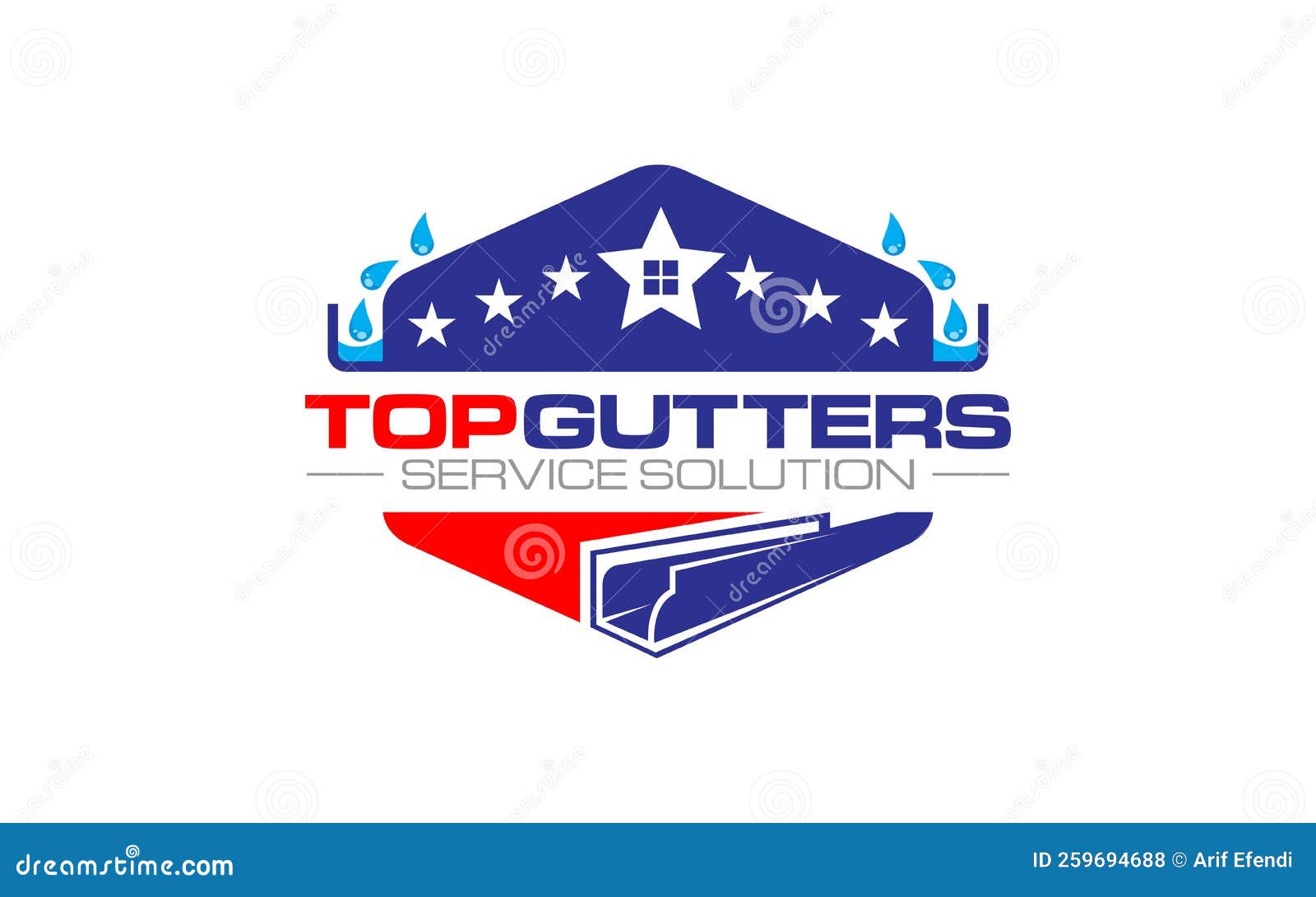 Illustration Graphic Vector of Gutter Installation and Repair Service ...