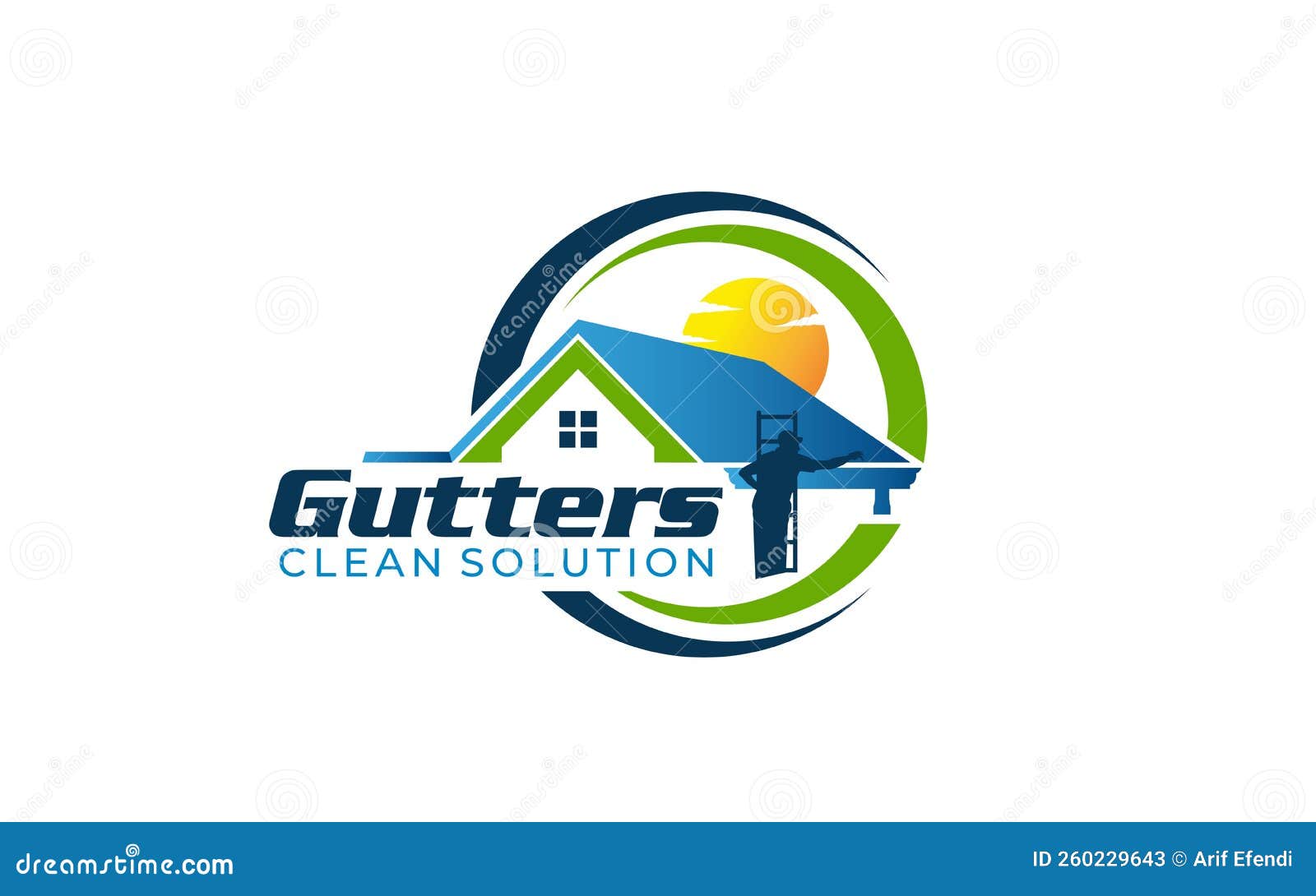 Illustration Graphic Vector of Gutter Installation and Repair Service ...