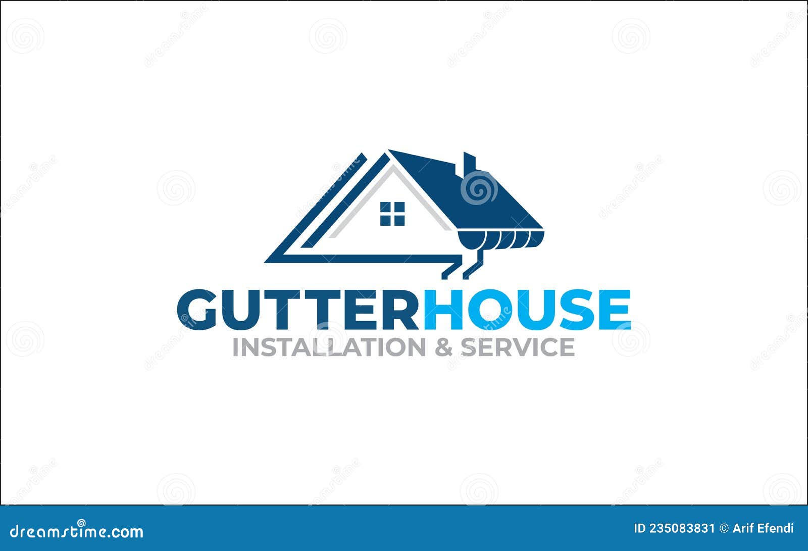 Illustration Graphic Vector of Gutter Installation and Repair Service ...