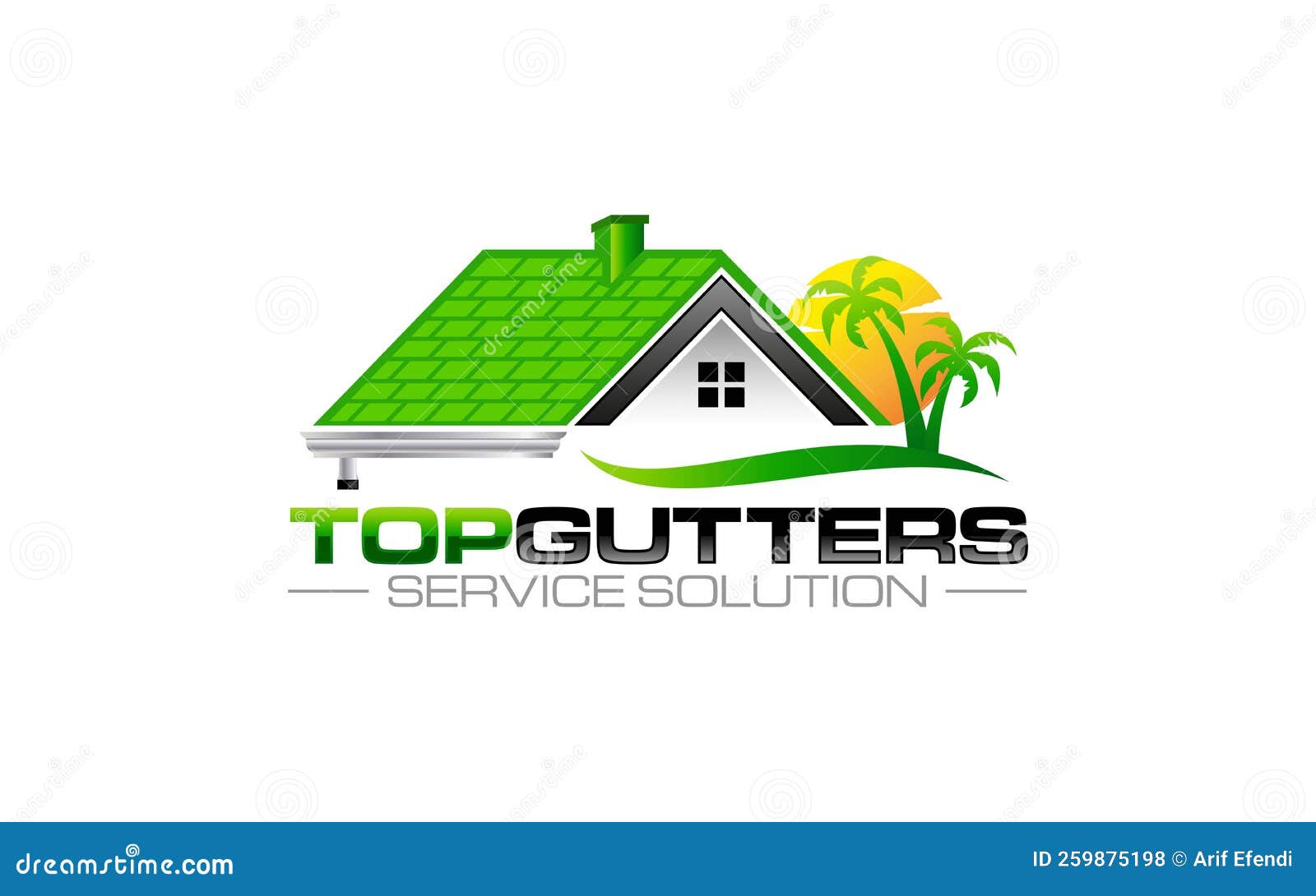 Illustration Graphic Vector of Gutter Installation and Repair Service ...