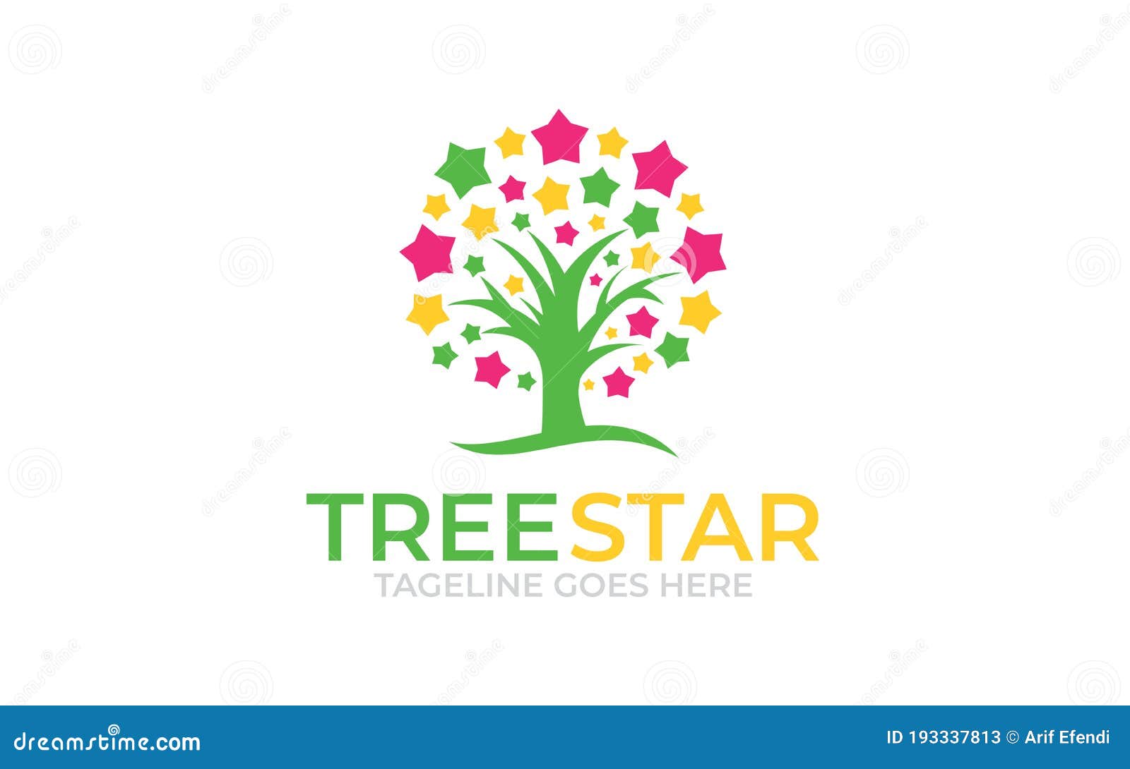 Illustration Graphic Vector of Leaf Tree Growth Logo Design Template ...