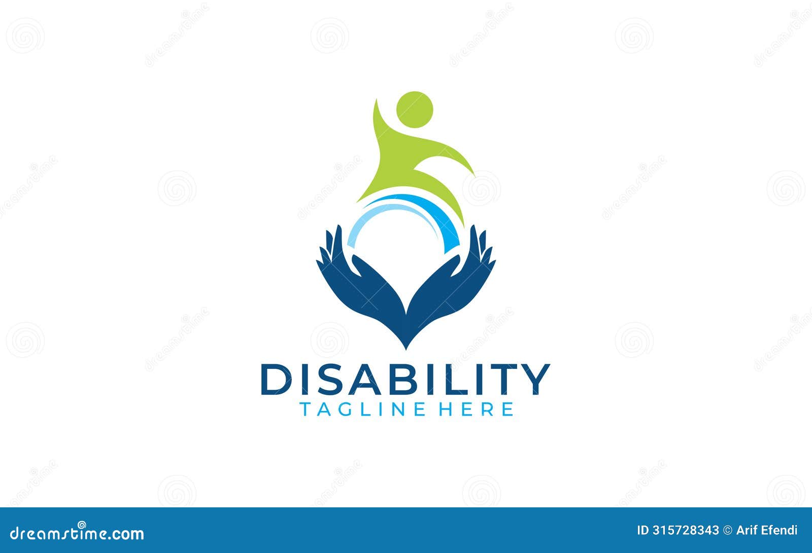 Illustration Graphic Vector of Modern Passionate Disability People Logo ...