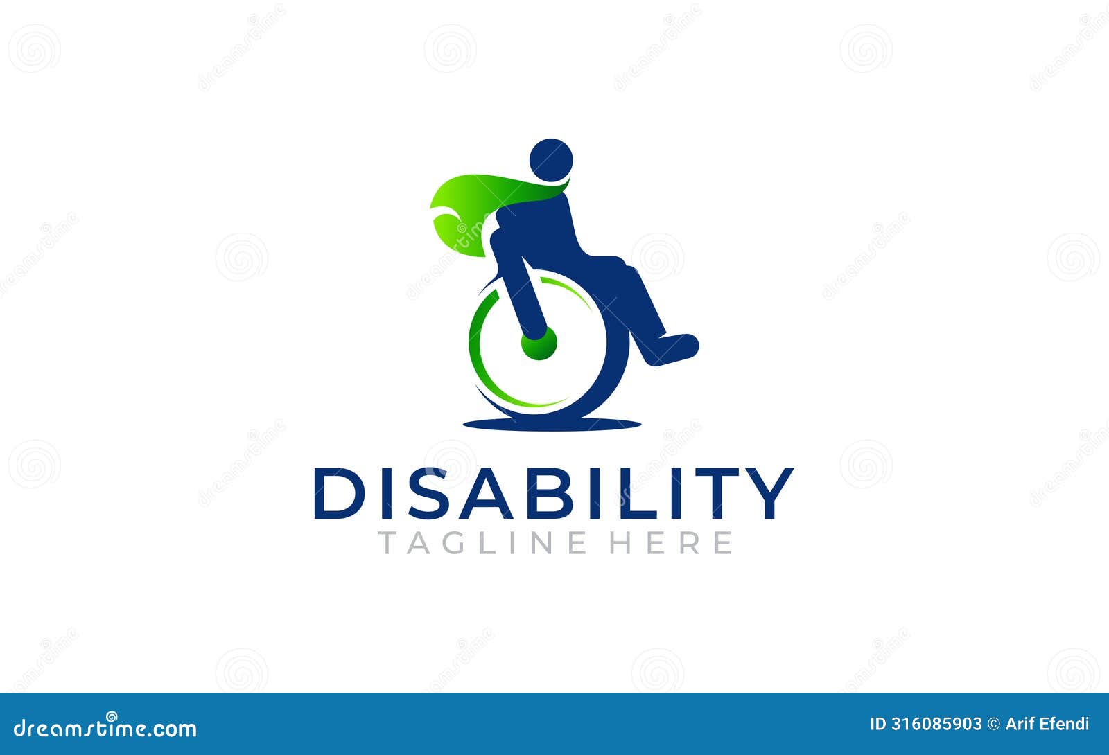 Illustration Graphic Vector of Modern Passionate Disability People Logo ...