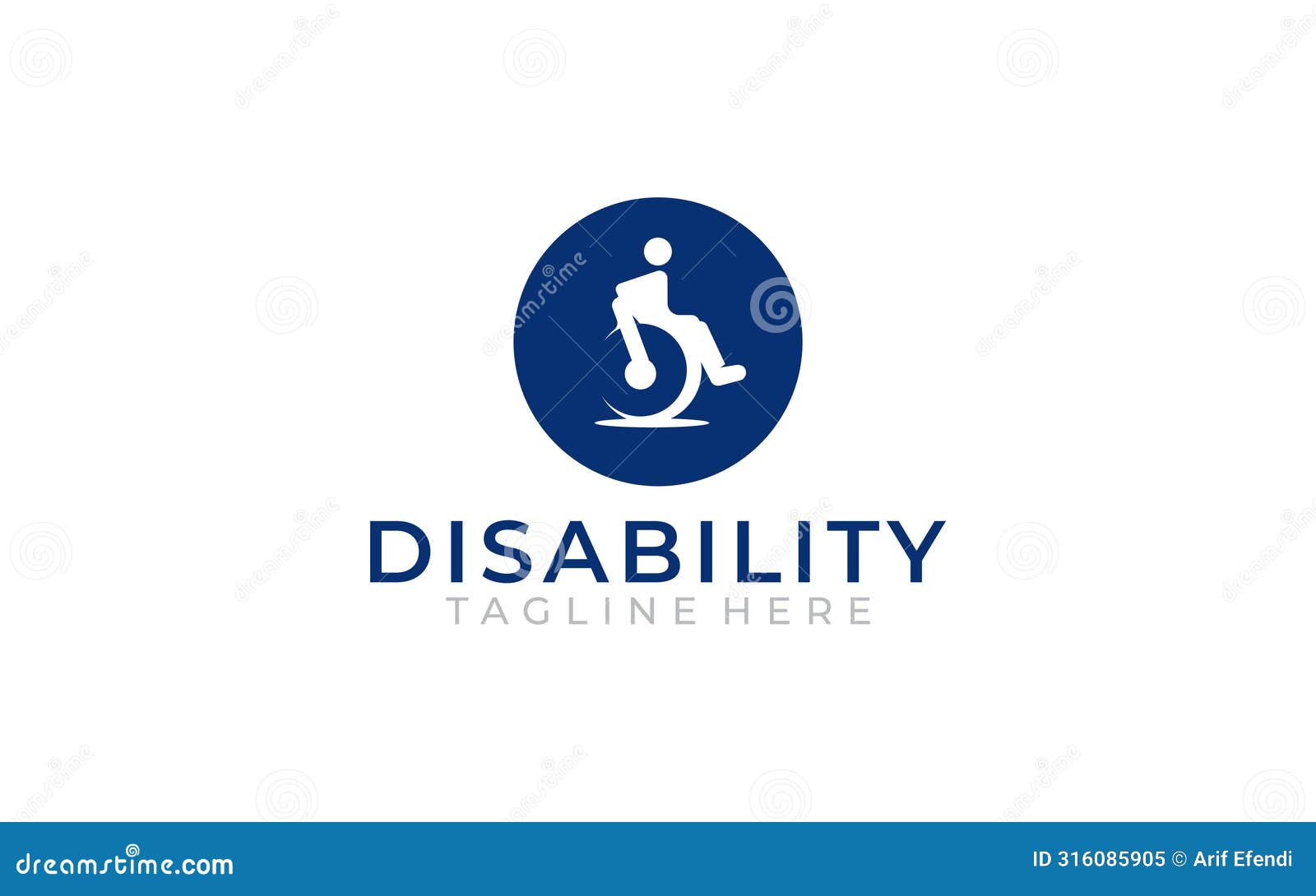 Illustration Graphic Vector of Modern Passionate Disability People Logo ...