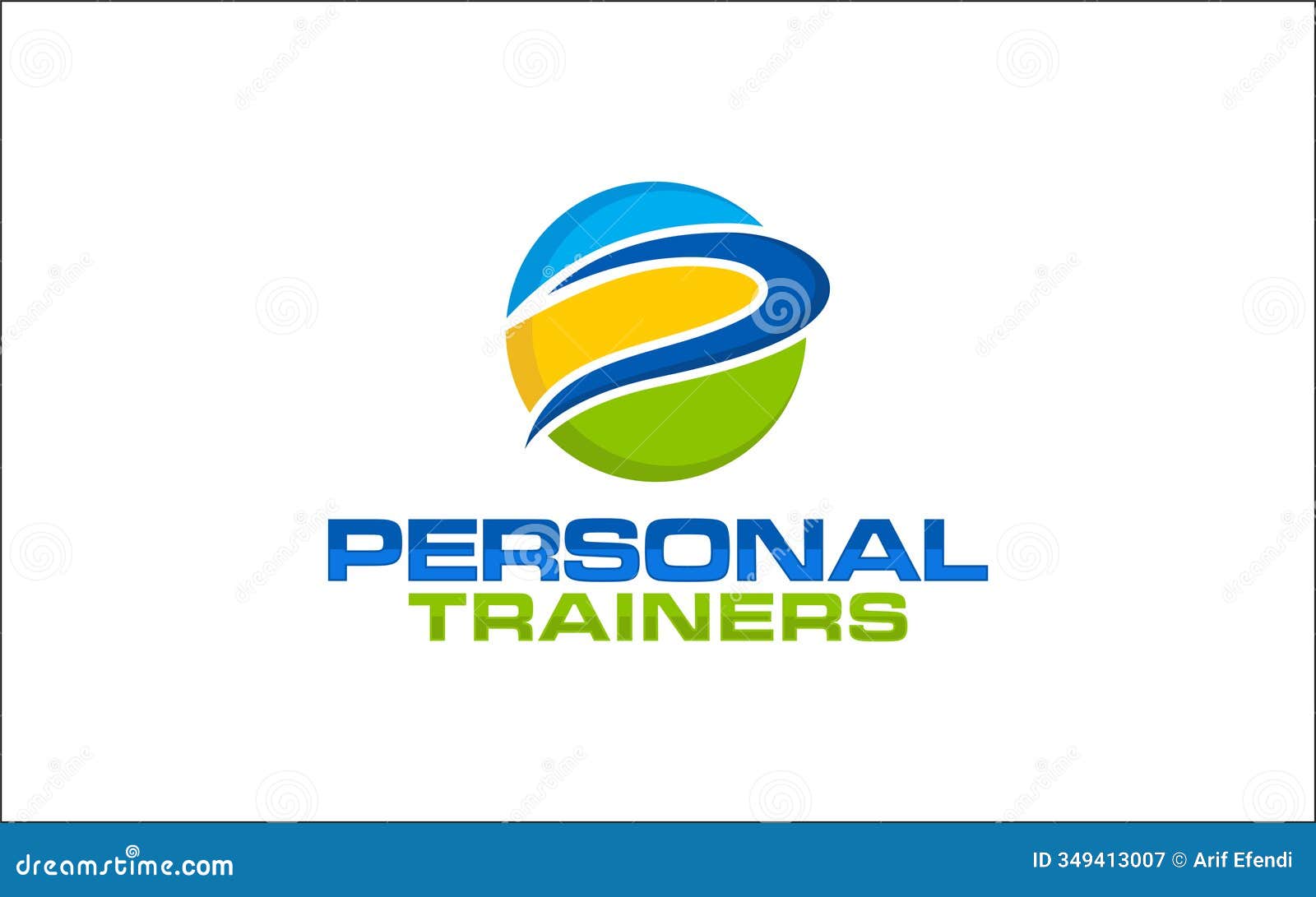Illustration Graphic Vector of Personal Trainer Logo Design Template ...