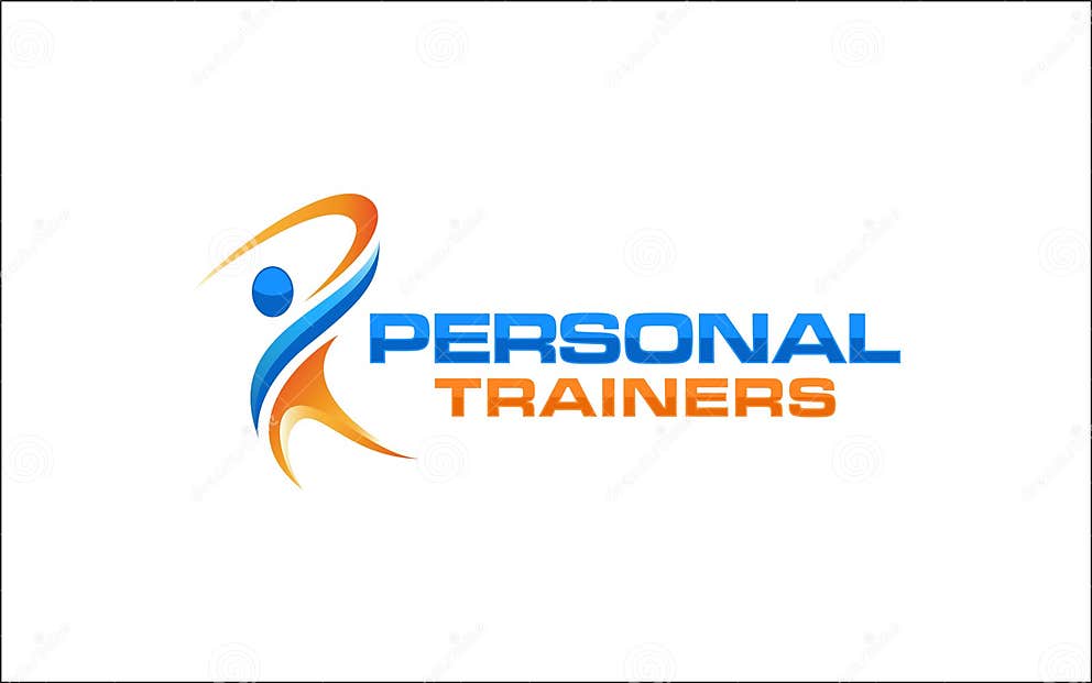 Illustration Graphic Vector of Personal Trainer Logo Design Template ...