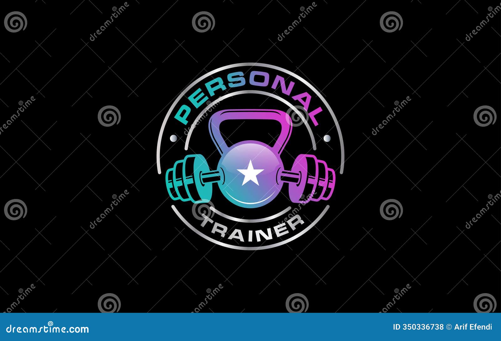 Illustration Graphic Vector of Personal Trainer Logo Design Template ...