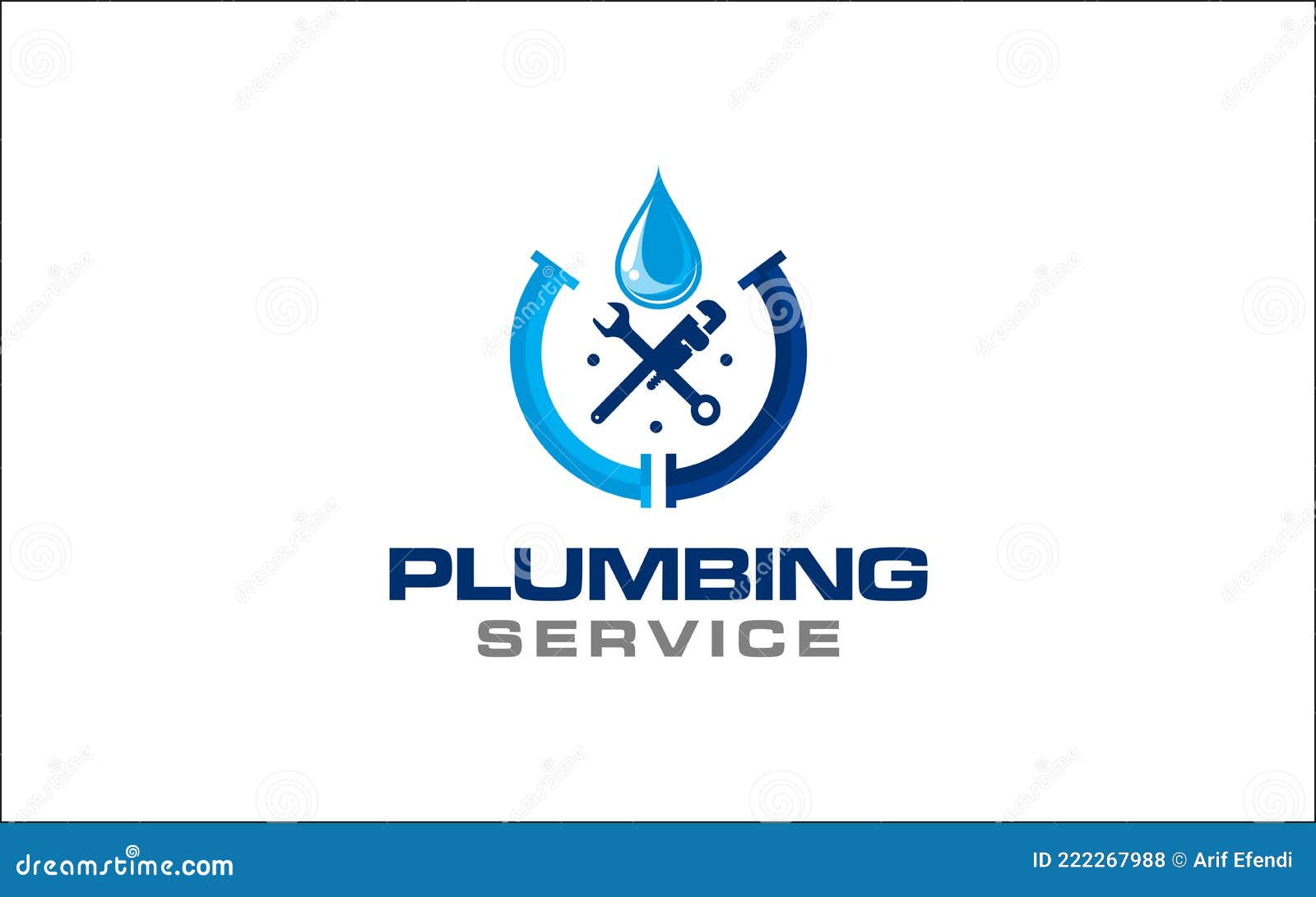 Illustration Graphic Vector of Plumbing and Maintenance Service Logo Design Template-10 Stock ...
