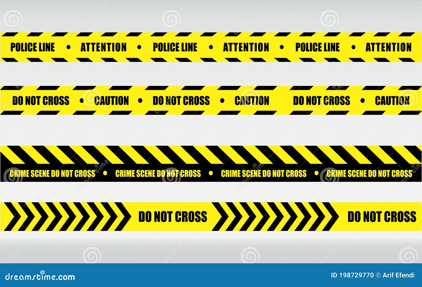 Illustration Graphic Vector of Police Line Design Template Stock Vector ...