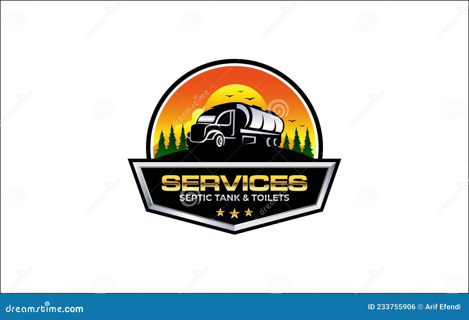 Illustration Graphic Vector of Septic Tank Clean Service Logo Design ...