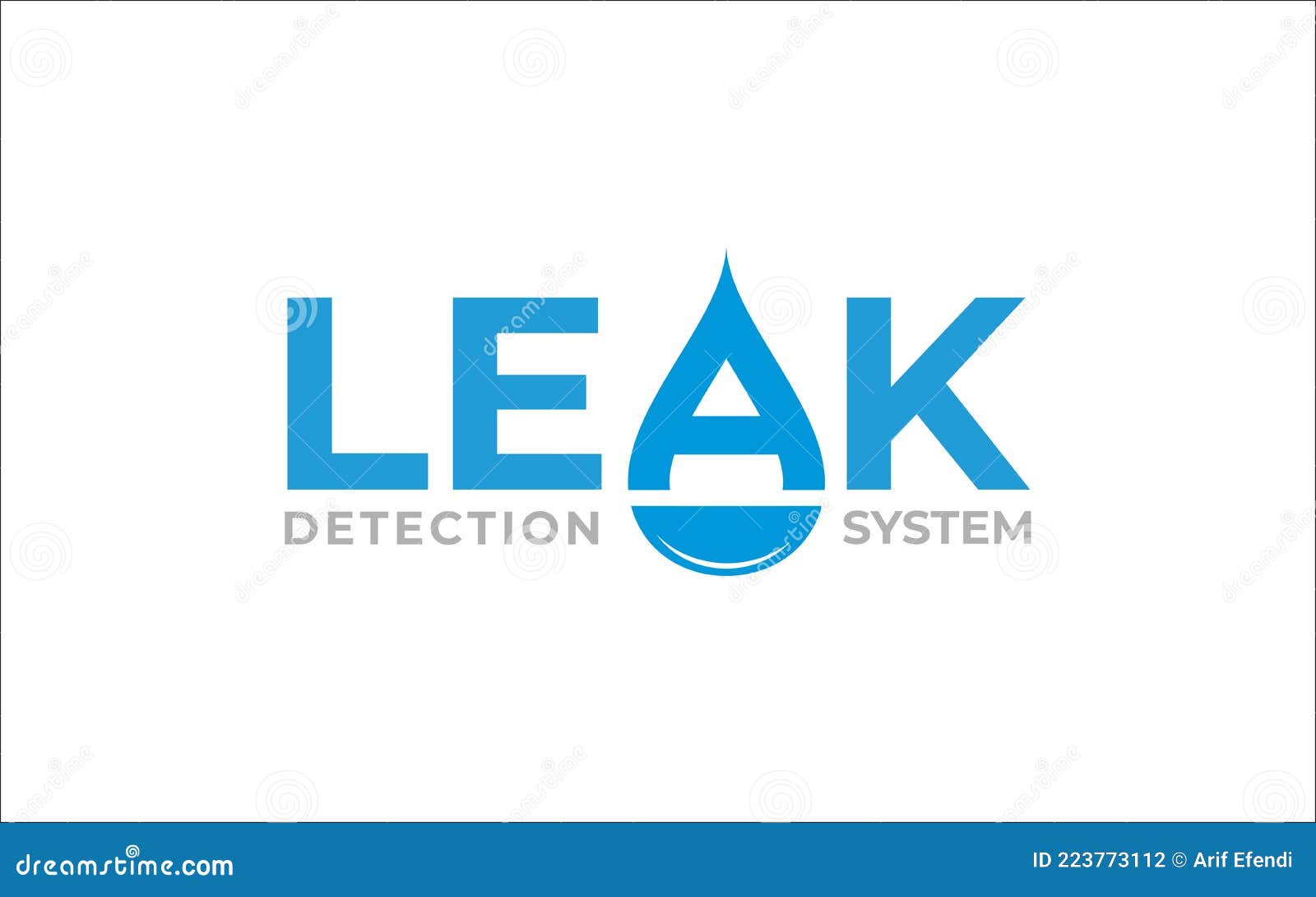 Illustration Graphic Vector of Water Leak Detection Service Logo Design ...