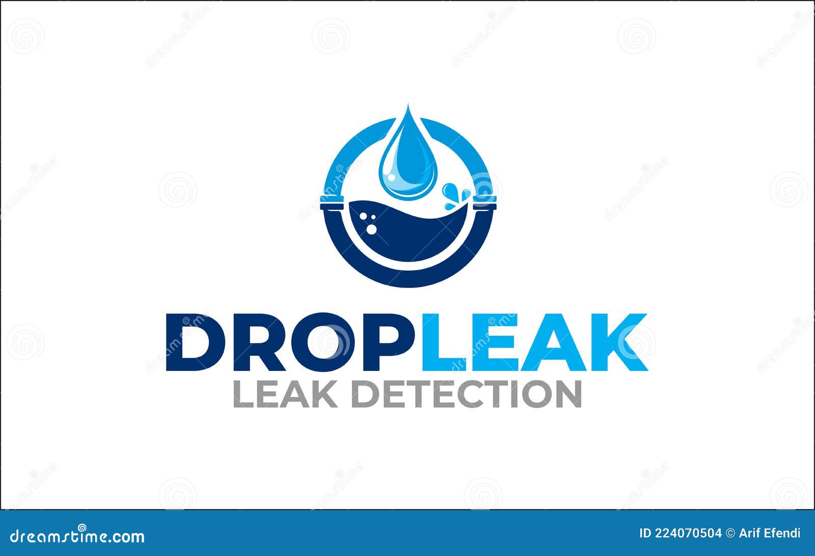 Illustration Graphic Vector of Water Leak Detection Service Logo Design ...