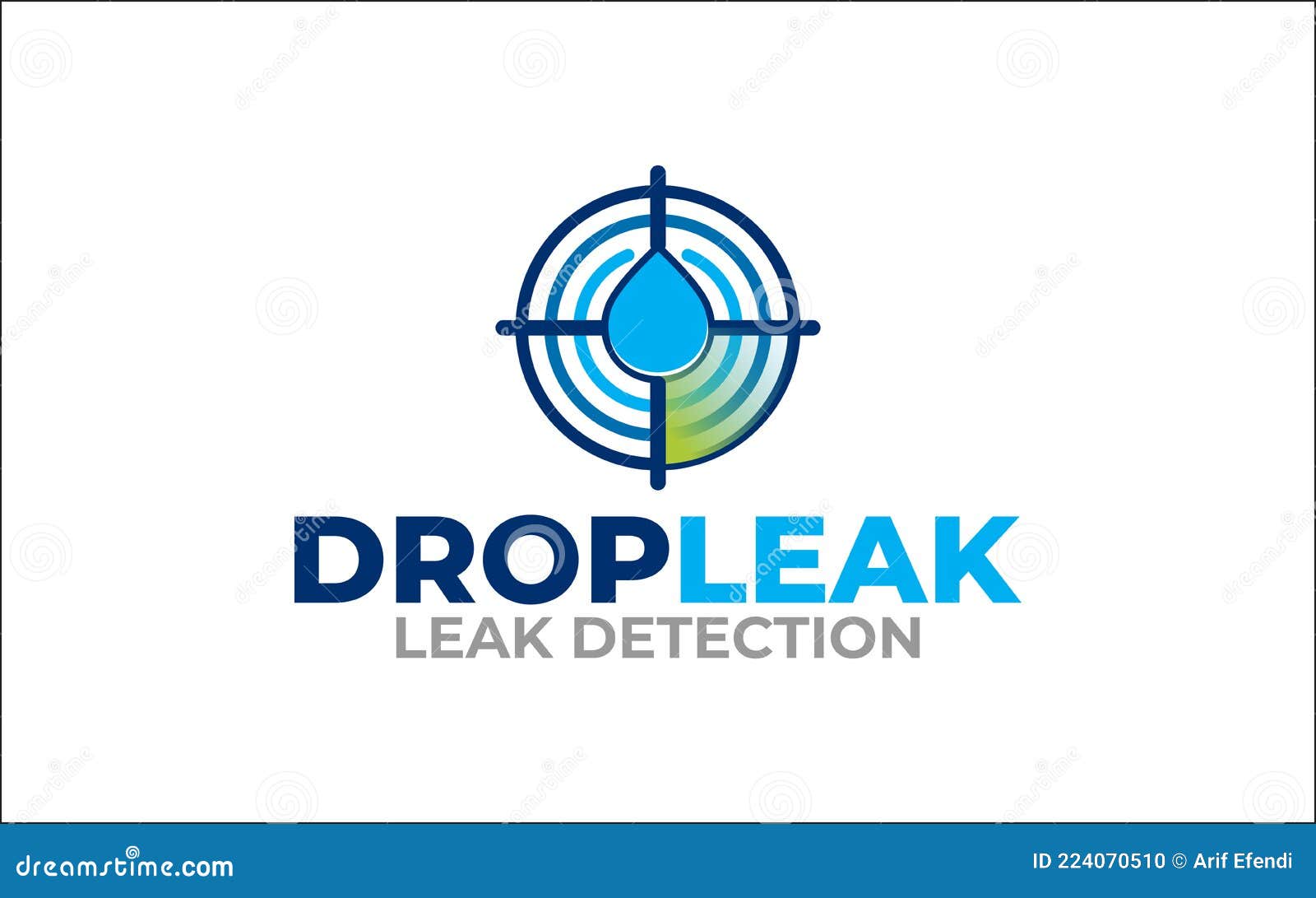 Illustration Graphic Vector of Water Leak Detection Service Logo Design ...