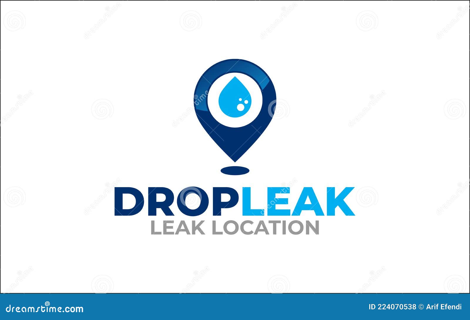 Illustration Graphic Vector of Water Leak Detection Service Logo Design ...