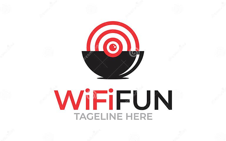 Illustration Graphic Vector of Wifi Internet Access Logo Design Stock ...