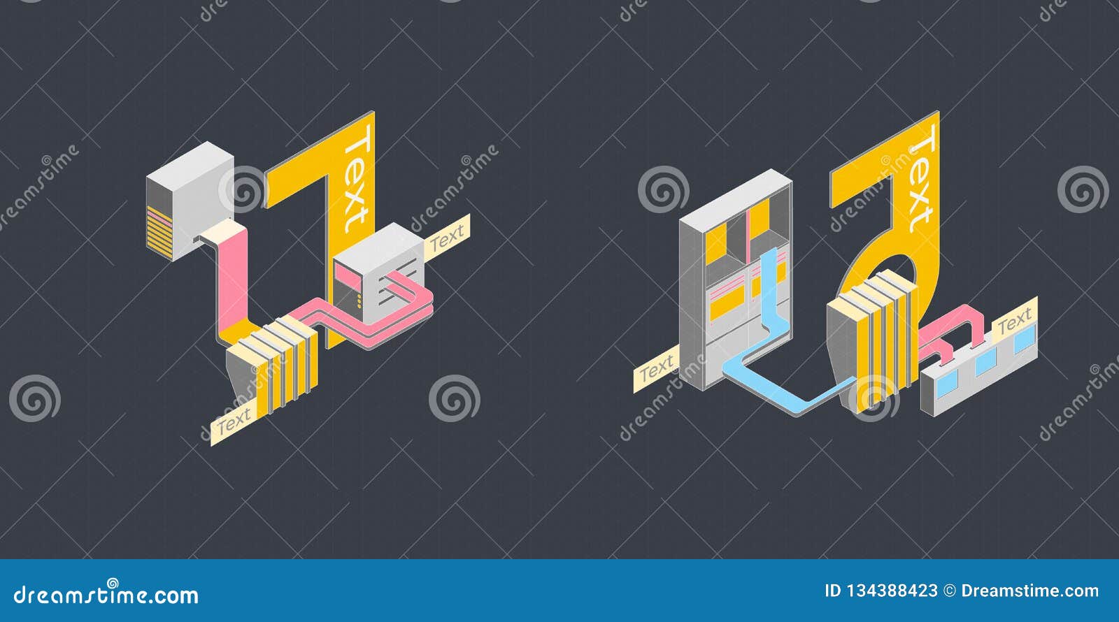 Illustration Graphics Business System Works Stock Vector - Illustration ...