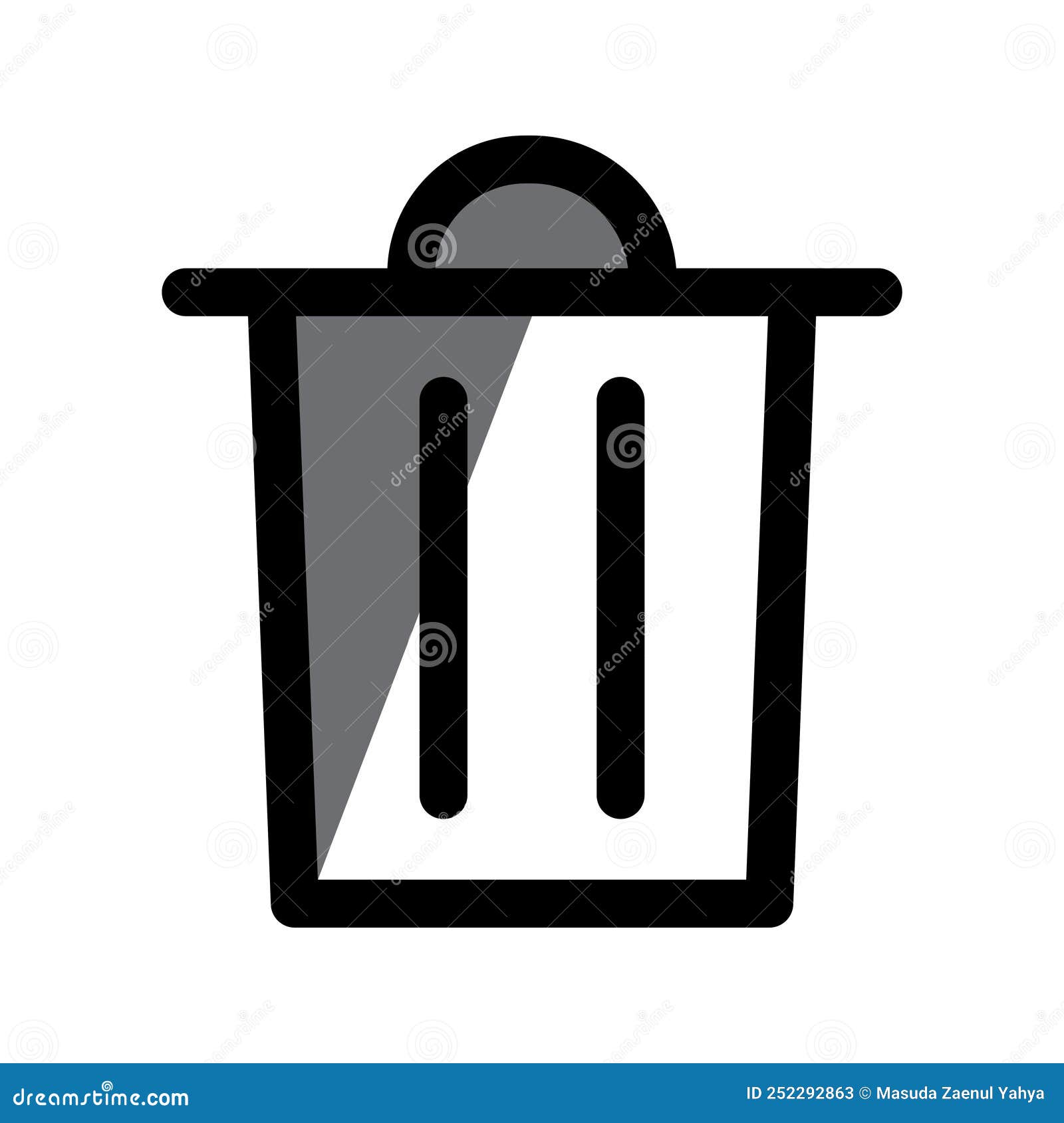 Illustration Graphique Vectorielle Icône De Corbeille Illustration de ...