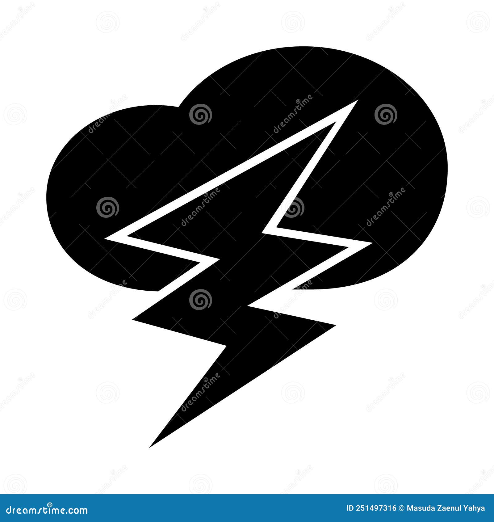 Illustration Graphique Vectorielle Icône Orage Illustration de Vecteur ...