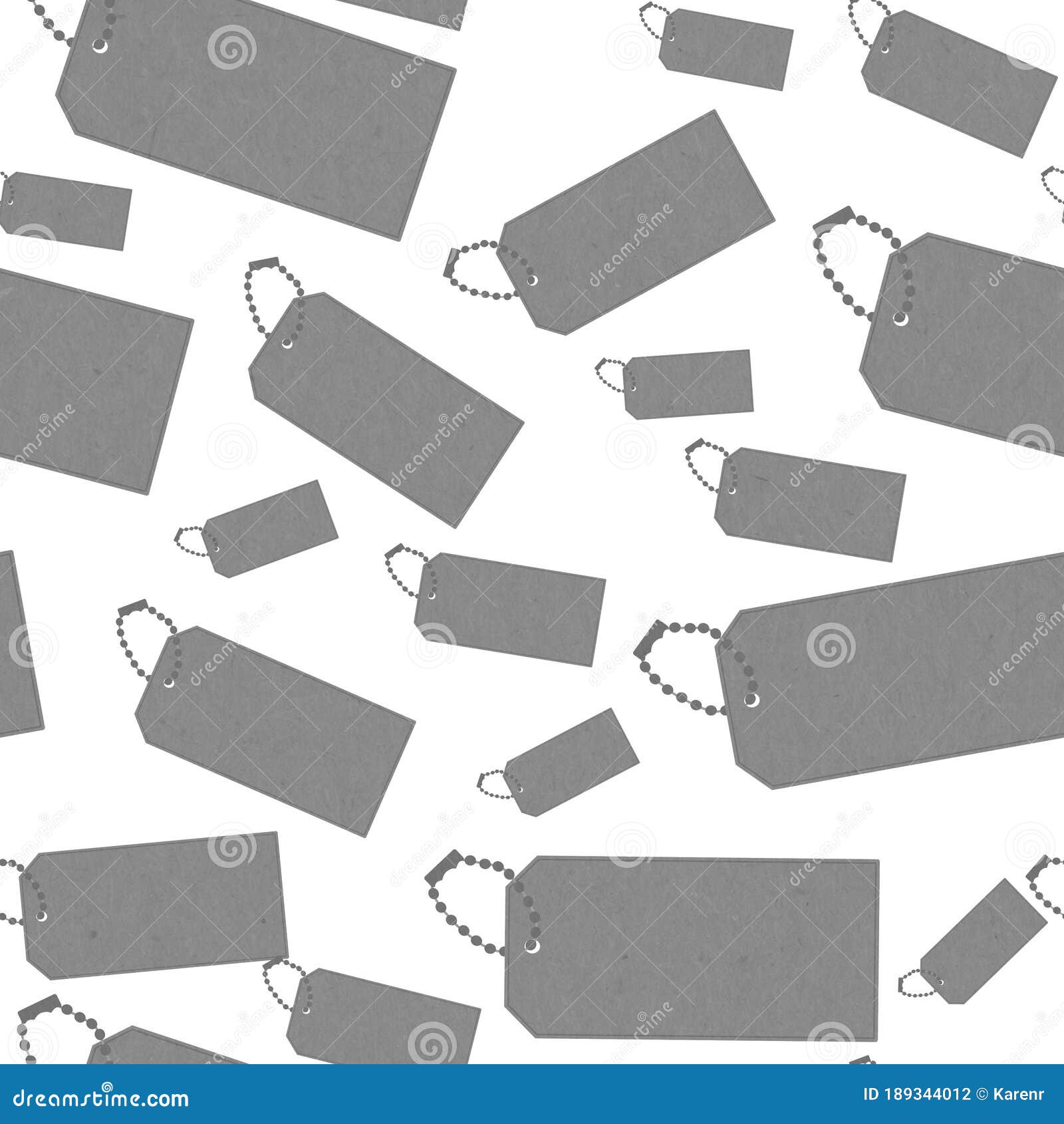 Illustration Gray ID Tags Background that is Repeat and Seamless Stock ...