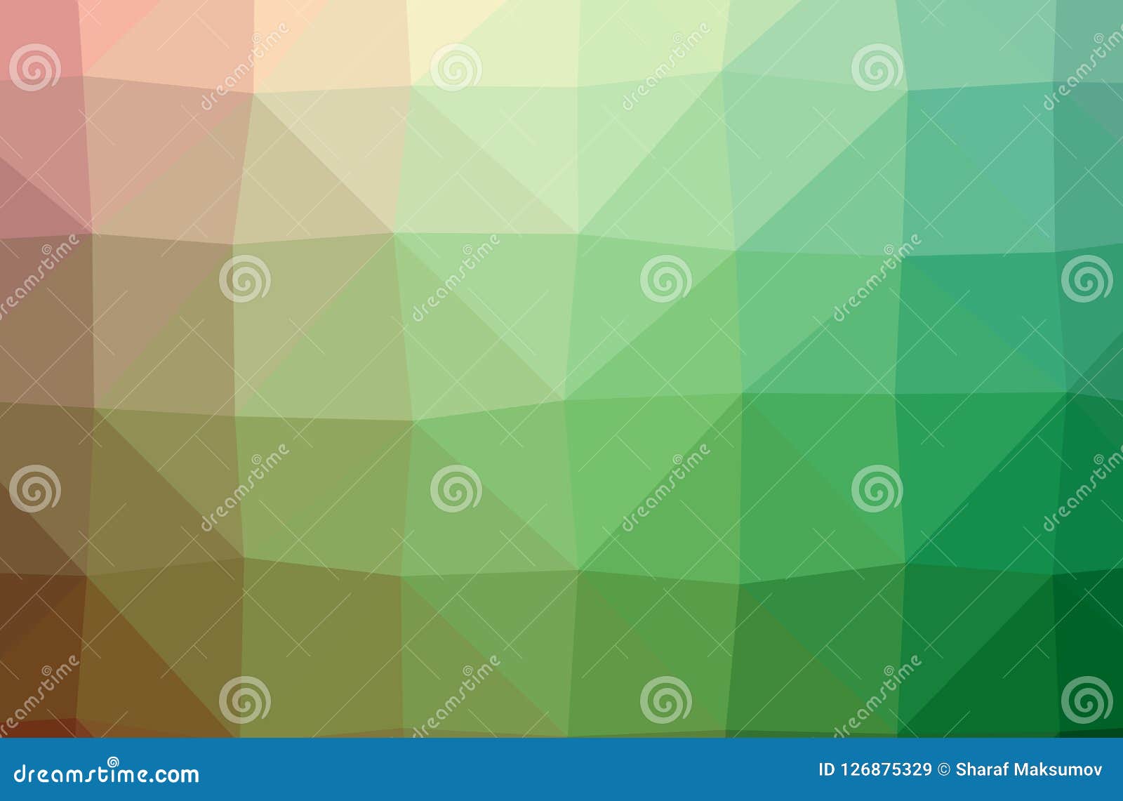 Illustration of Green Abstract Low Poly Beautiful Multicolor Background ...