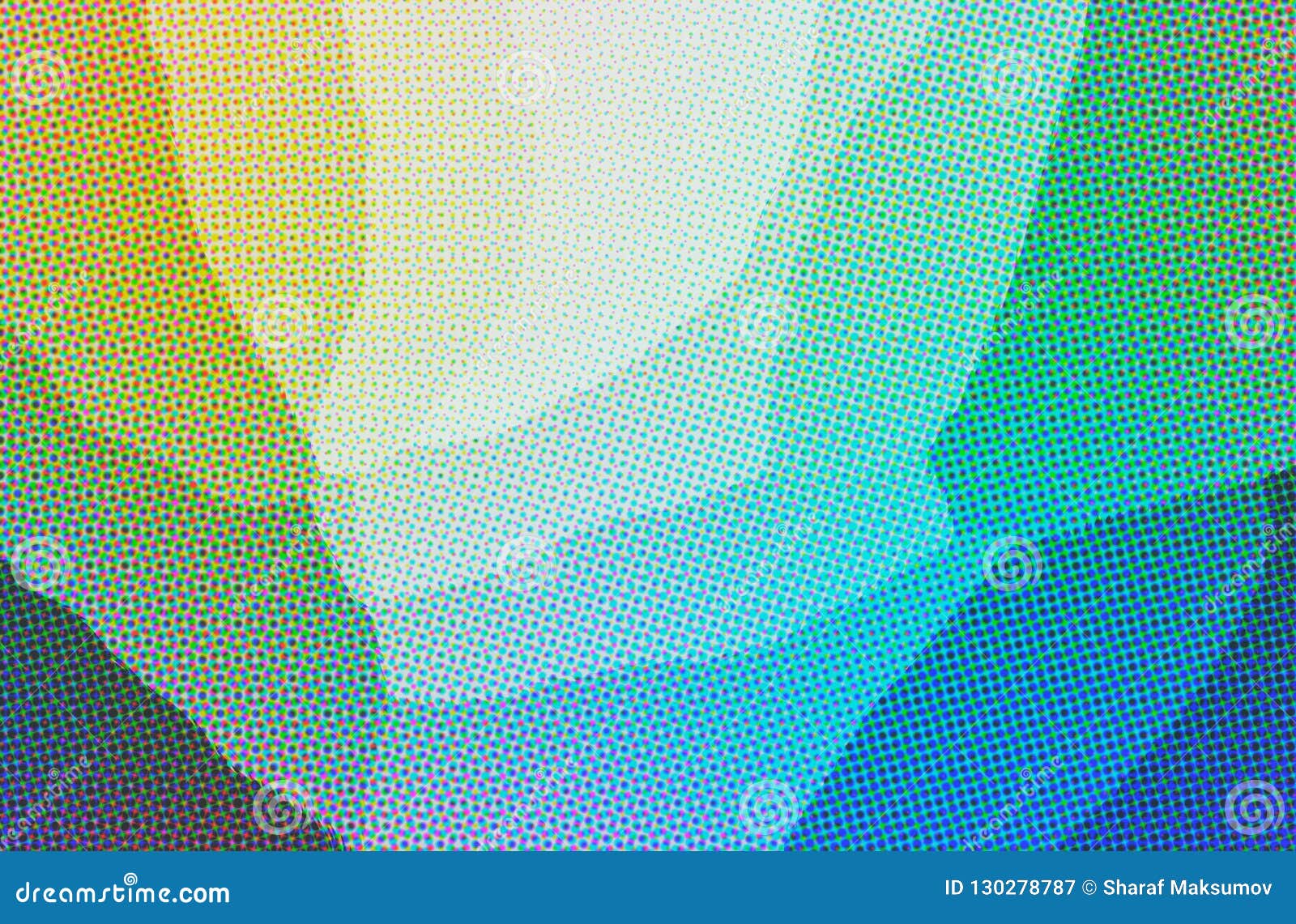 Illustration of Green and Blue Dots Horizontal Background. Stock ...