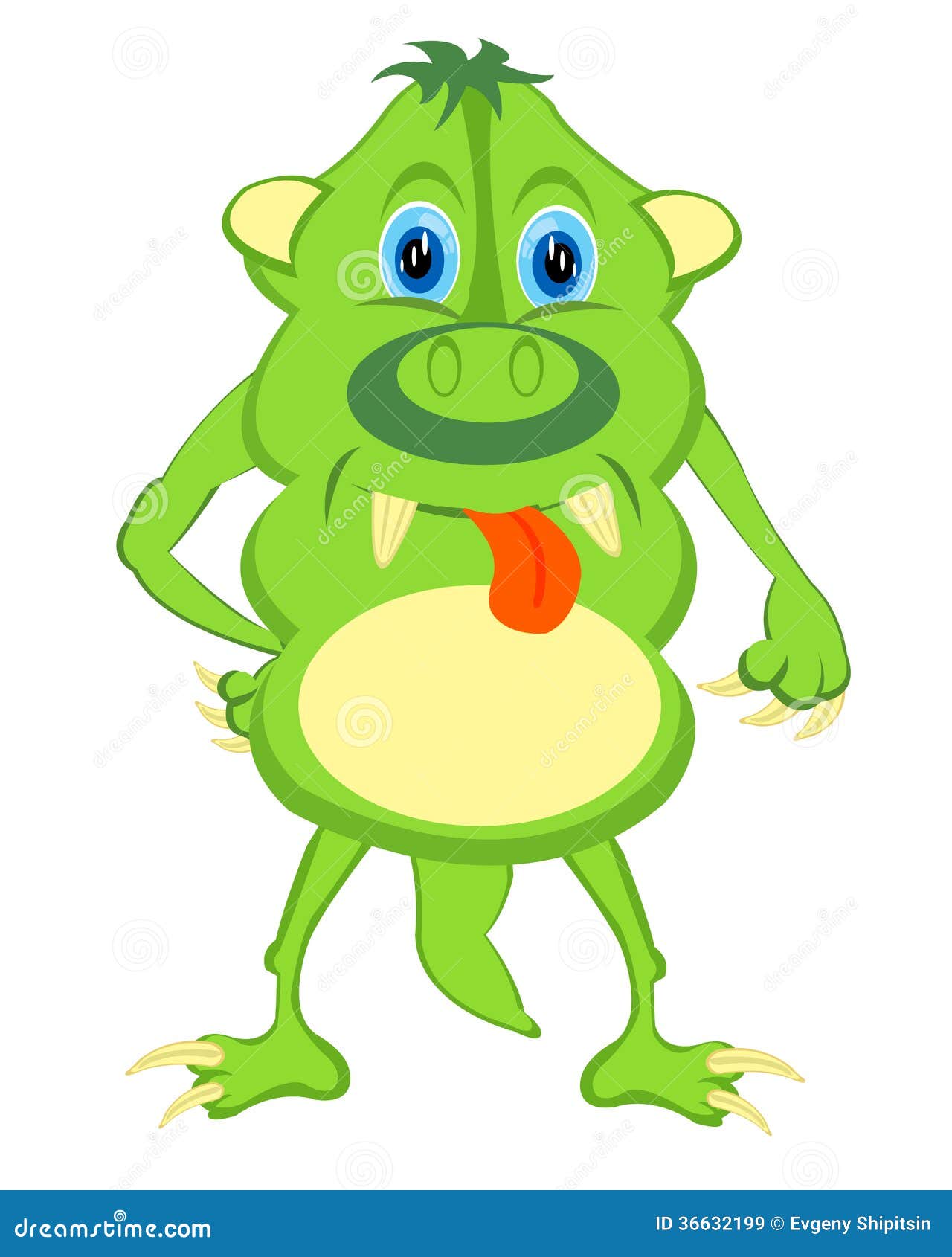Green Crock In Suit Cartoon Vector | CartoonDealer.com #118111981
