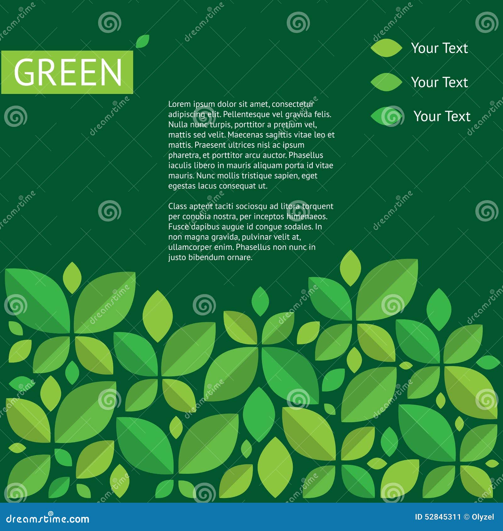 Illustration about Green, Ecology, Protection of Nature. Stock ...