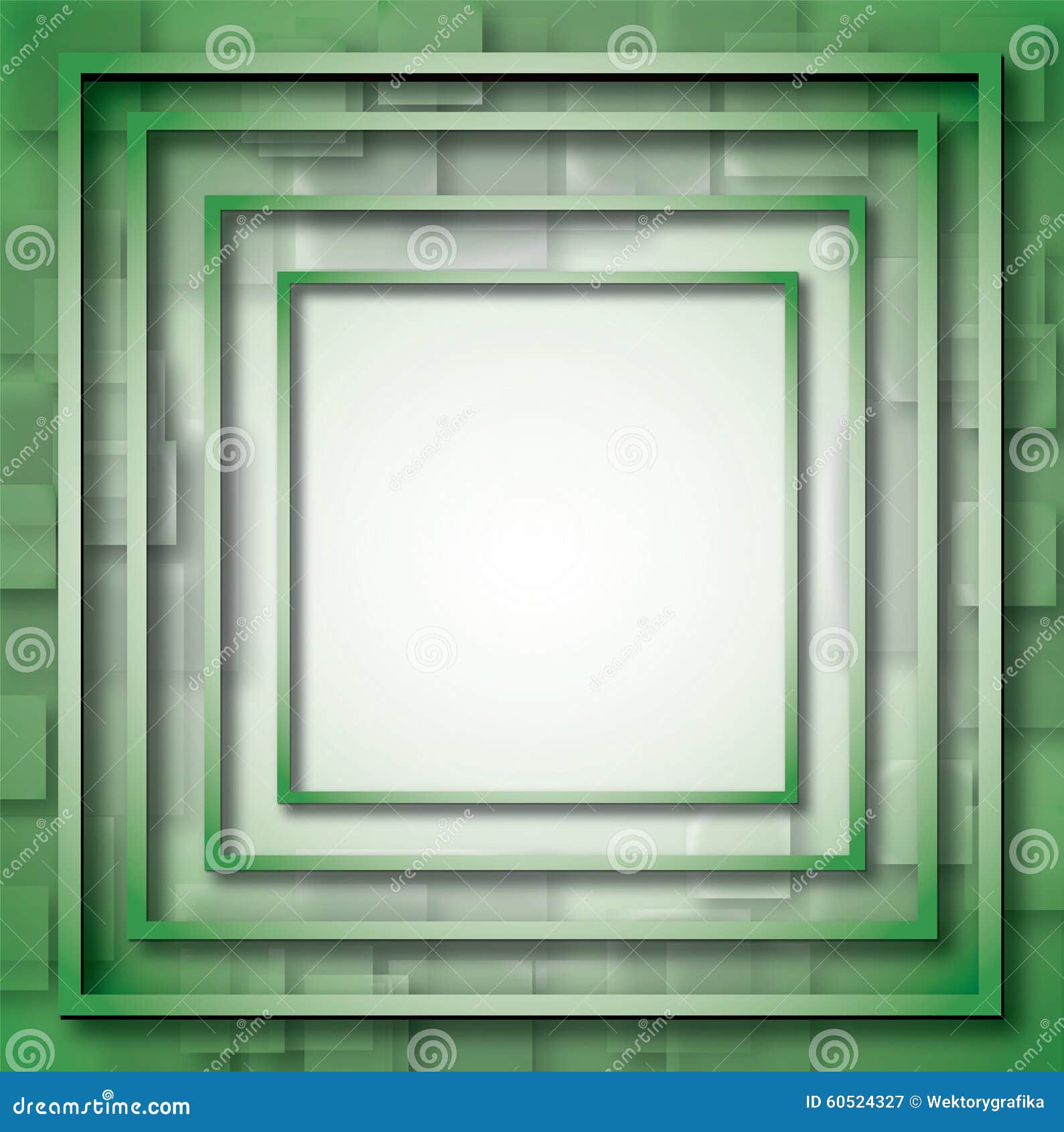 Illustration of Green Empty, Single, Colorful, Web, Internet, Square ...